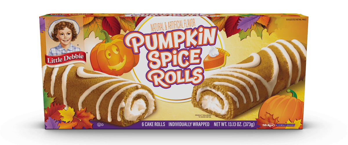 Little Debbie Pumpkin Spice Rolls 6 pk./13.13 oz. (2 Boxes) - Walmart.com