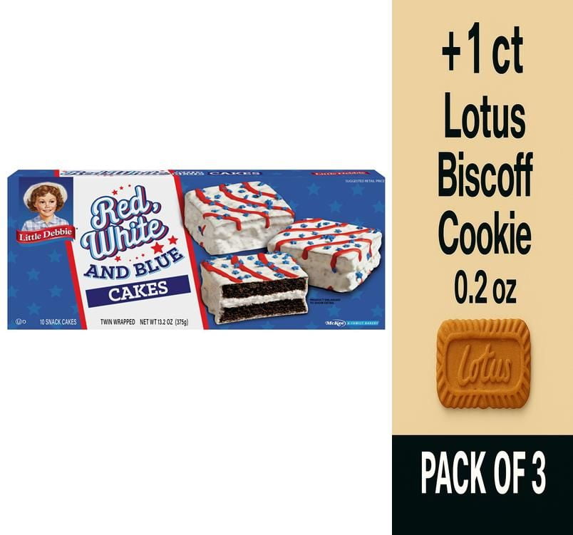 Little Debbie Raisin Cream Pies - 8 ct - Pack of 3 & Lotus Biscoff ...