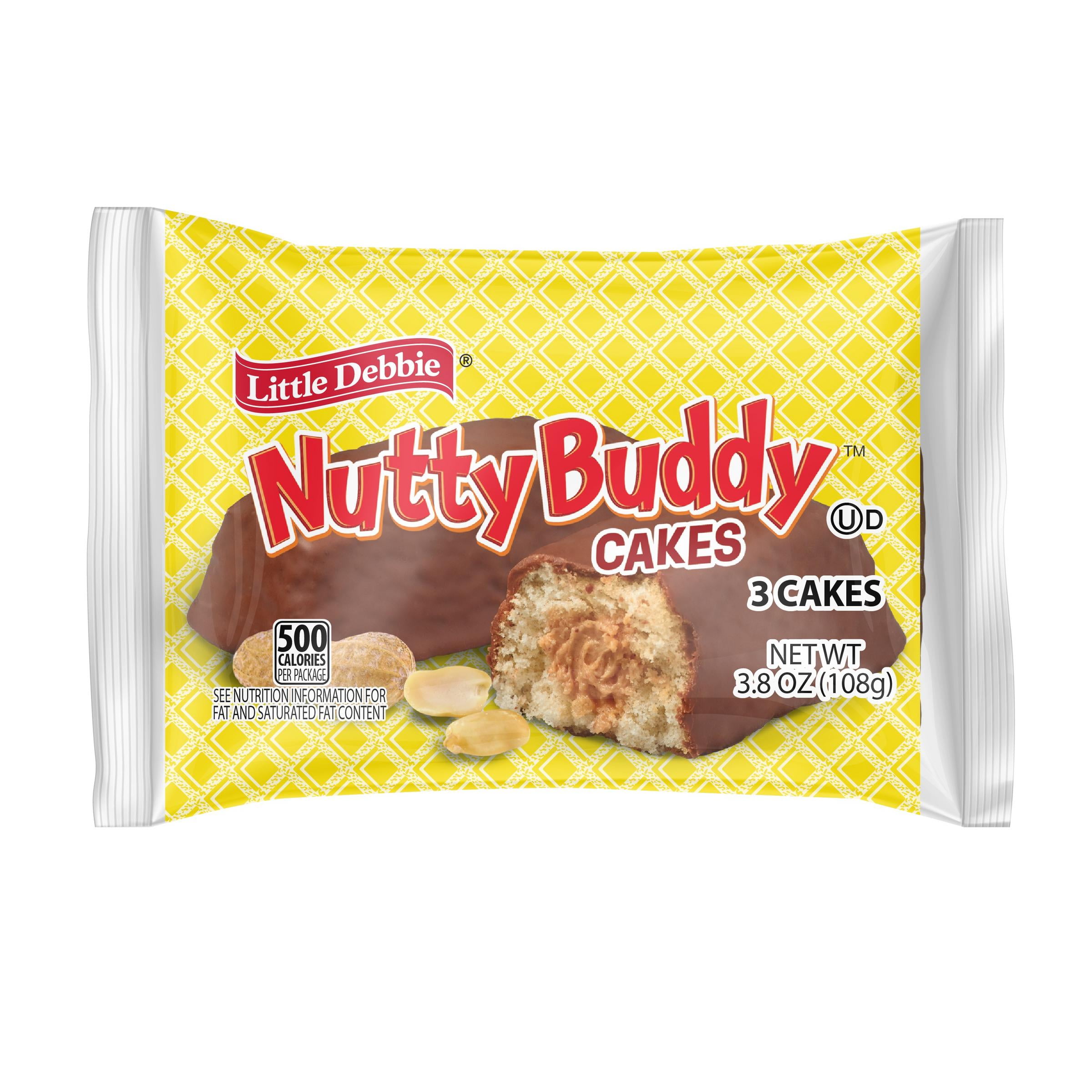 Little Debbie Single Serve Nutty Buddy Cakes - Walmart.com