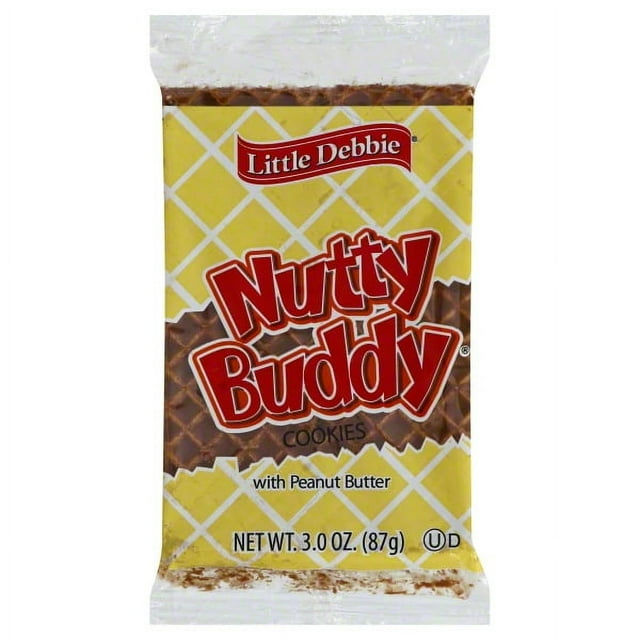 Little Debbie Snack Nutty Buddy Cookie Bars Snack Cakes, 3 oz - Walmart.com