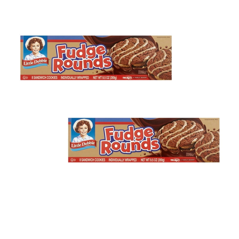 Little Debbie Snacks Fudge Rounds, 8ct 2PACK - Walmart.com