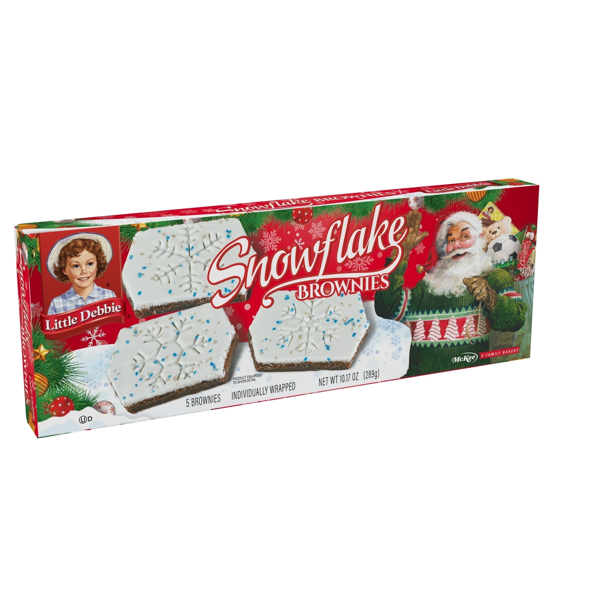 Little Debbie Snowflake Brownies 5 ct, 10.17 oz - Walmart.com