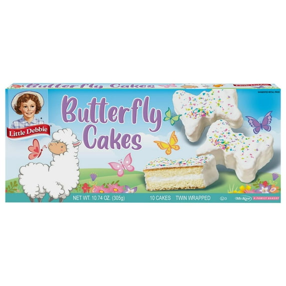 Little Debbie Spring Butterfly Snack Cakes - 10 ct Packaging May Vary ...