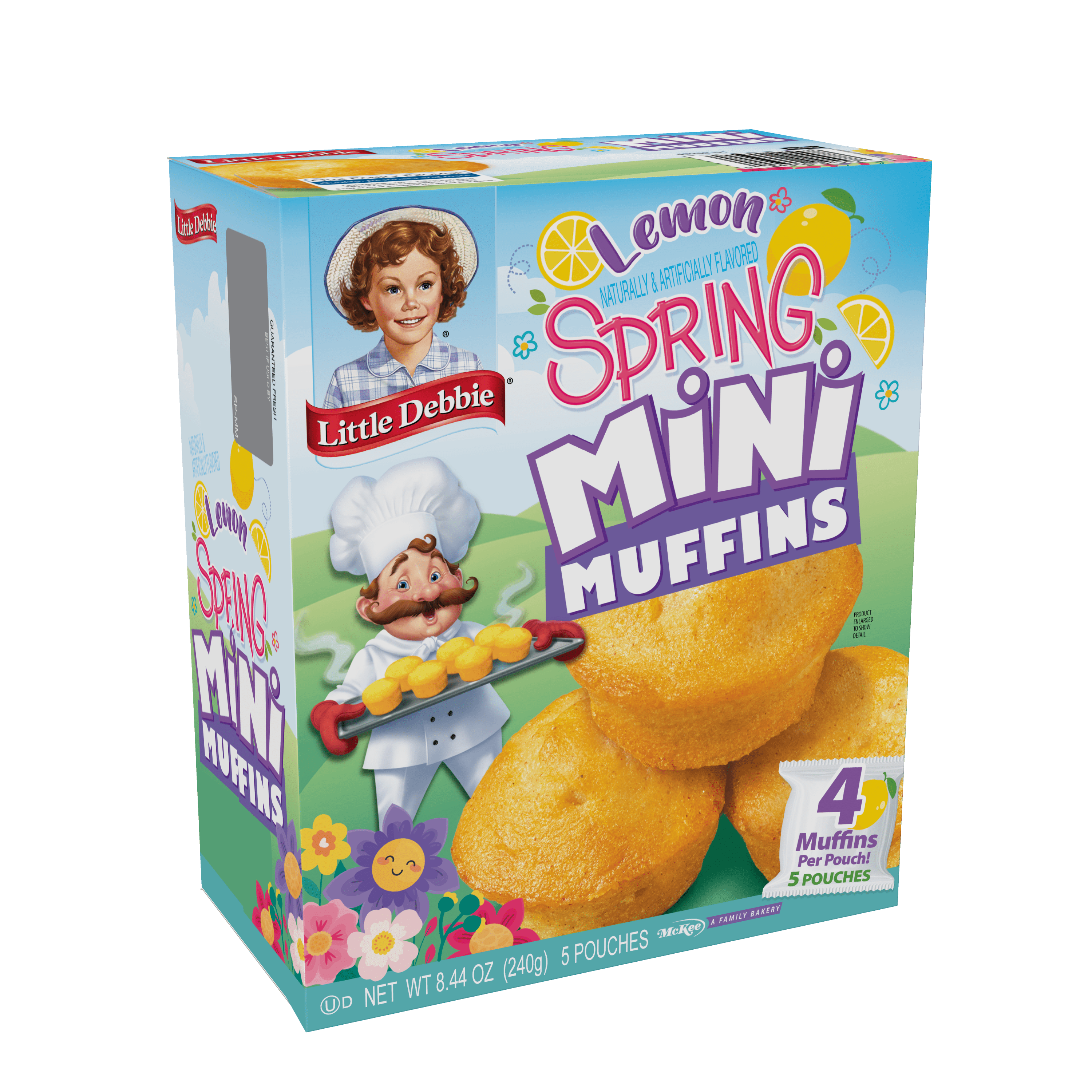 Little Debbie Spring Mini Muffins, Lemon Flavored, 4 Boxes - Walmart.com