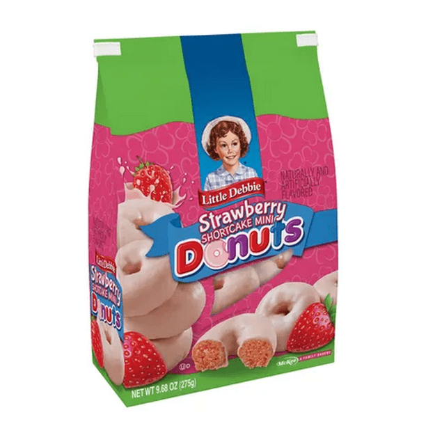 Little Debbie Strawberry Shortcake Mini Donuts - Walmart.com