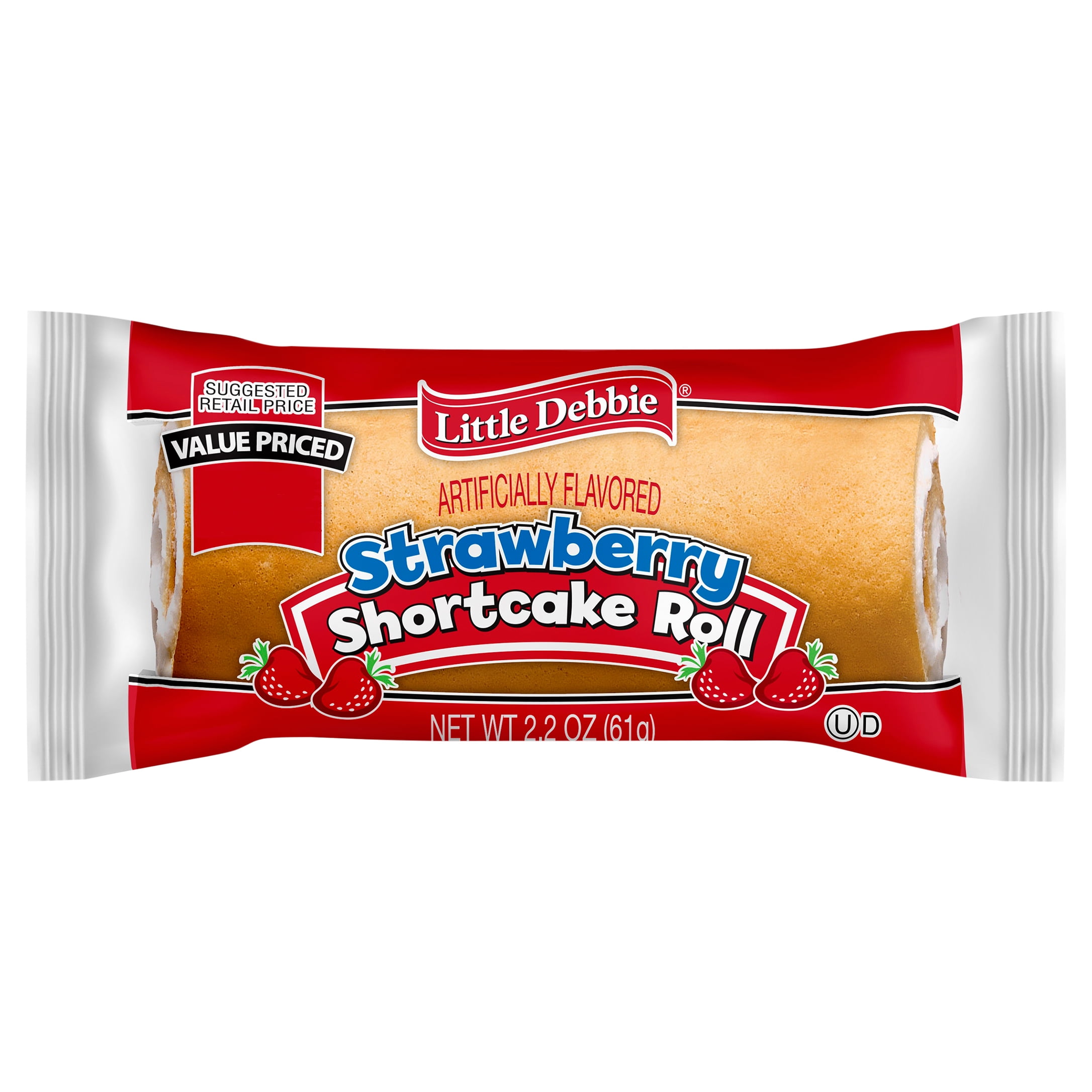 Little Debbie Single Serve Strawberry Shortcake Roll, 2.2 oz - Walmart.com