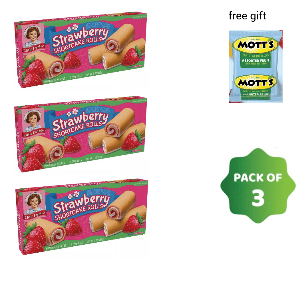 Little Debbie Strawberry Shortcake Rolls pack of 3 - Walmart.com