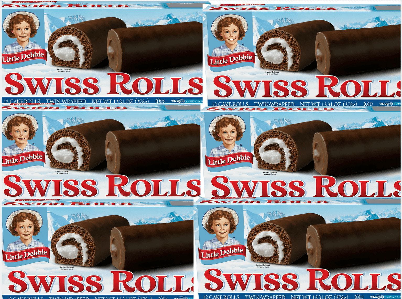 Little Debbie Swiss Rolls - 12ct/13.31oz pack of 6 - Walmart.com