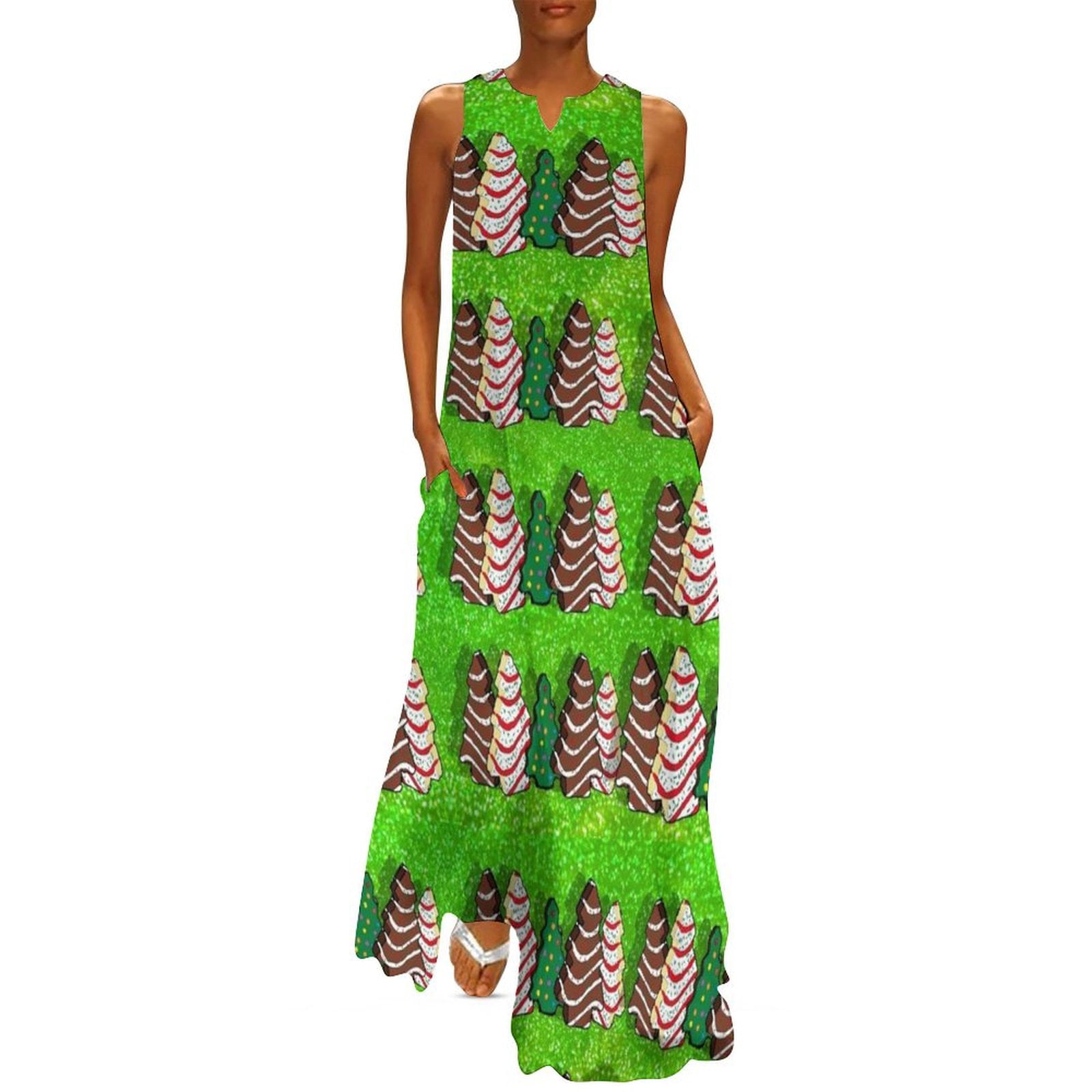 Little Debbie Tree cakes Long Dress summer dress womens 2025 Dresses ...