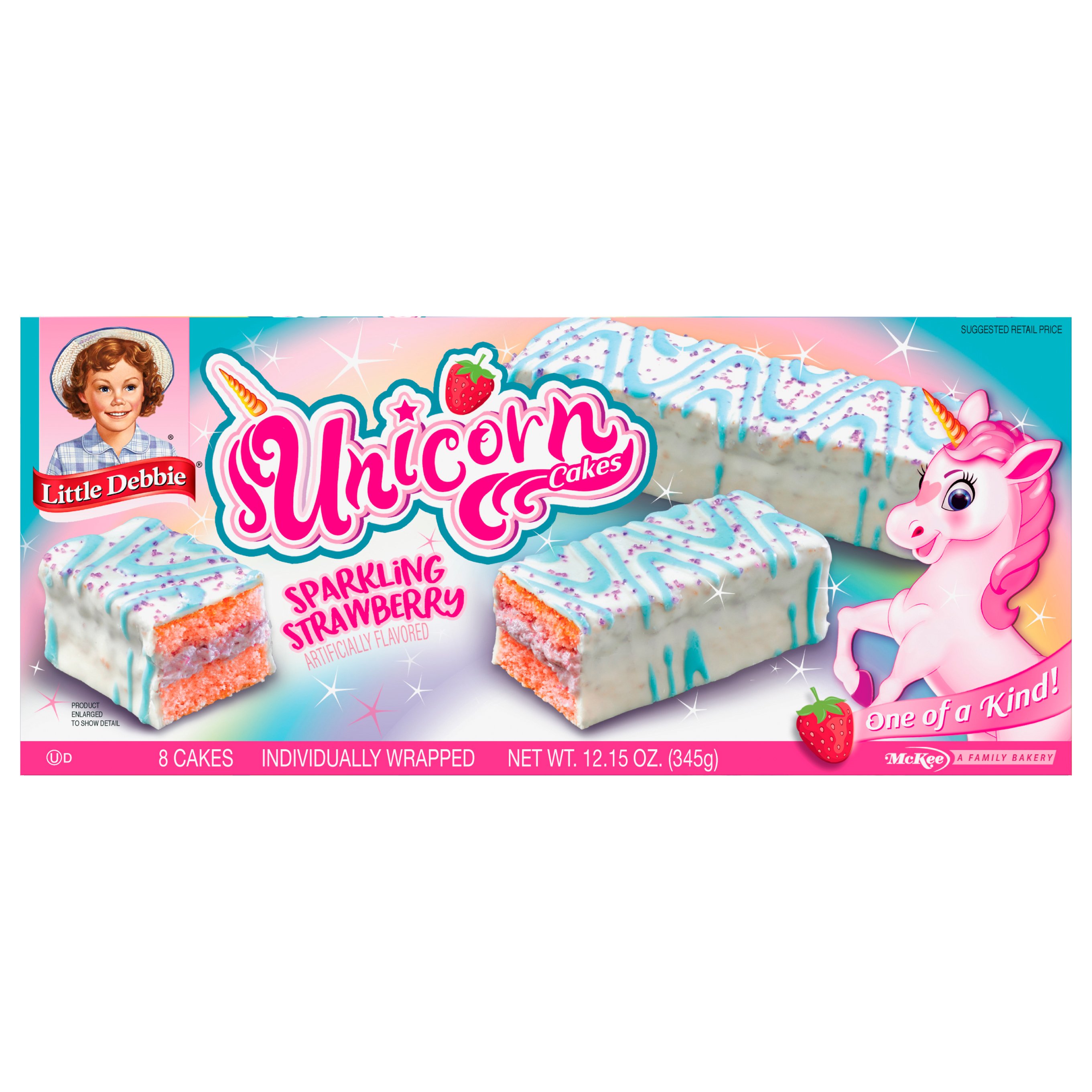 Little Debbie Unicorn Cakes - 8 ct (Packaging May Vary) - Walmart.com