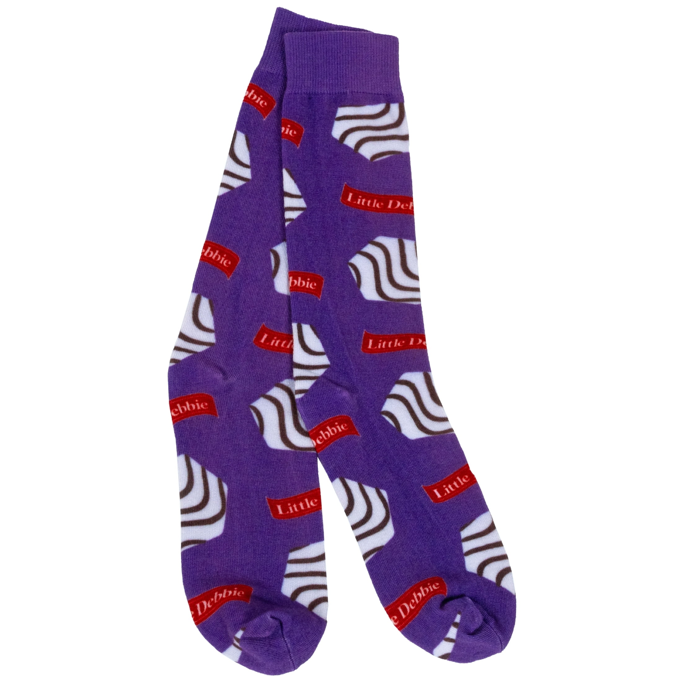 Little Debbie Zebra Cake Socks, Purple, 1 Pair - Walmart.com