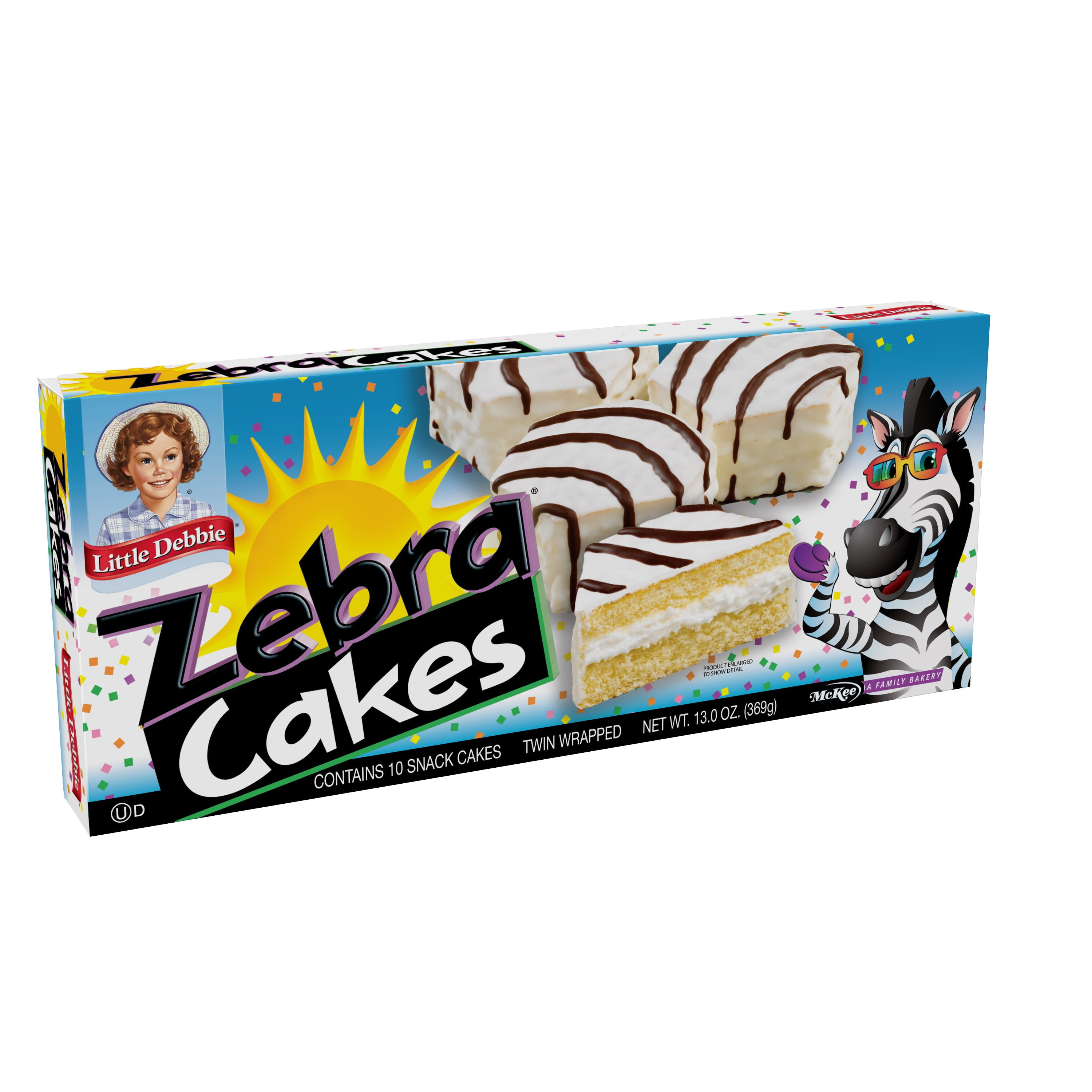 Little Debbie Snack Bakery: Individual Zebra Cakes, 13 oz - Walmart.com