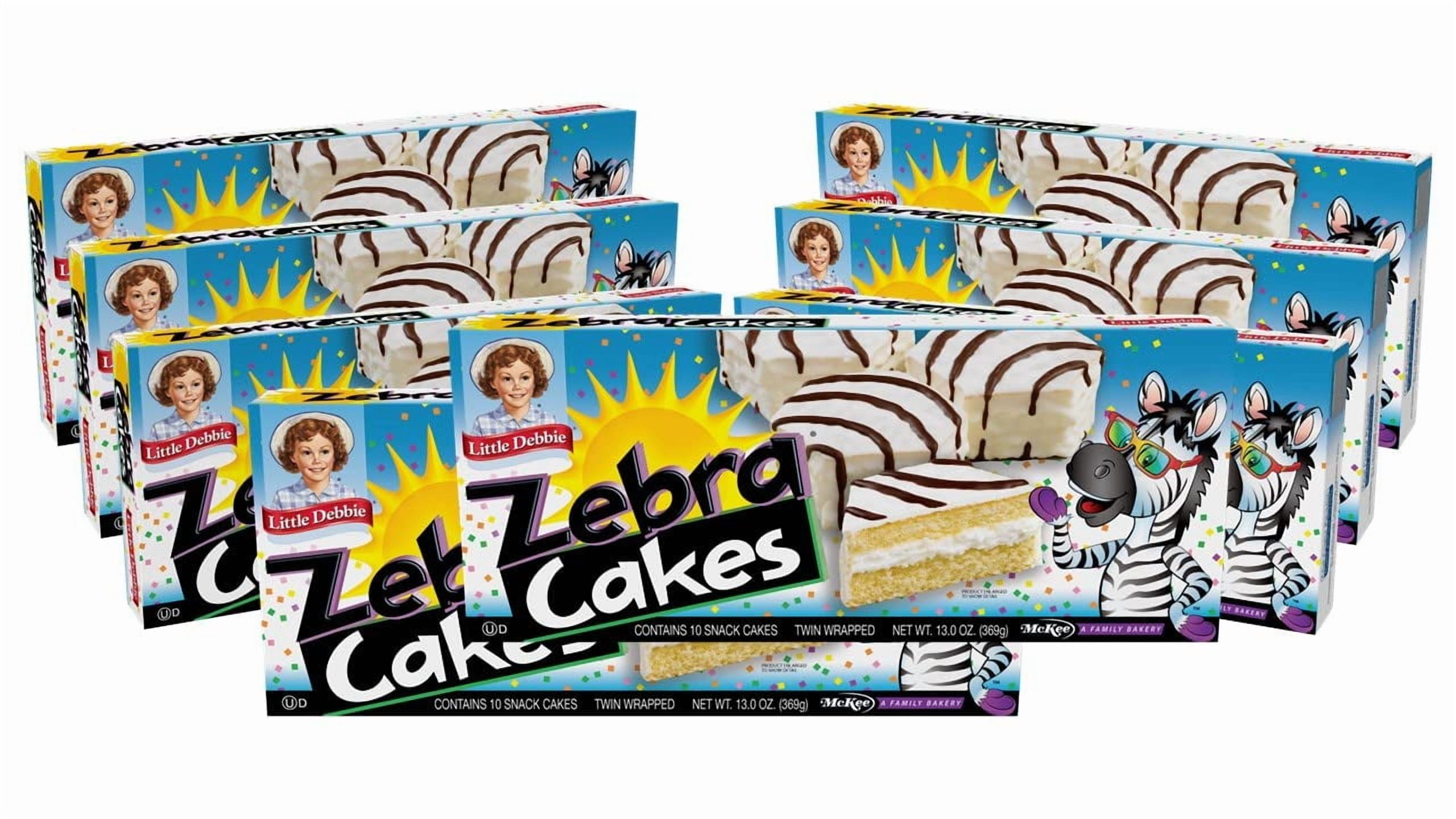 Little Debbie Zebra Cakes, ESF27 80 Twin-Wrapped Cakes (8 Boxes ...