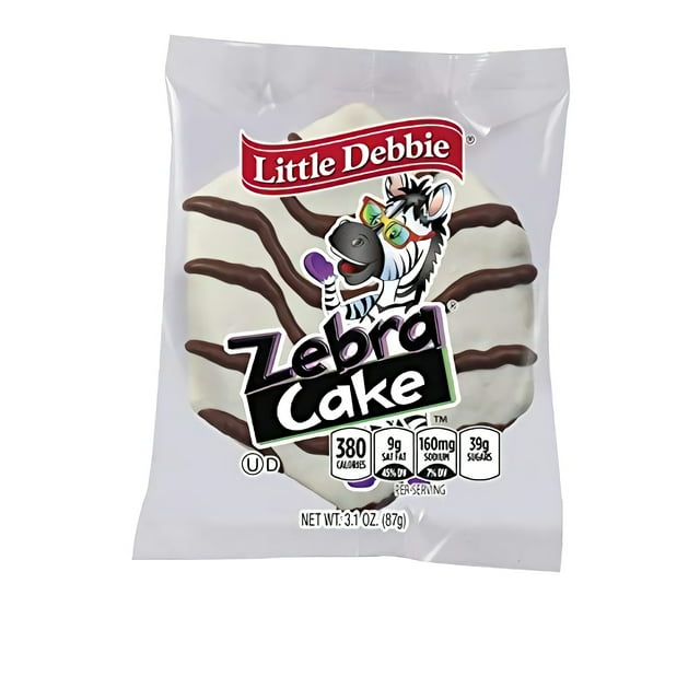 Little Debbie Zebra Cakes, Large 3.1 ounce, Individually Wrapped (Pack ...