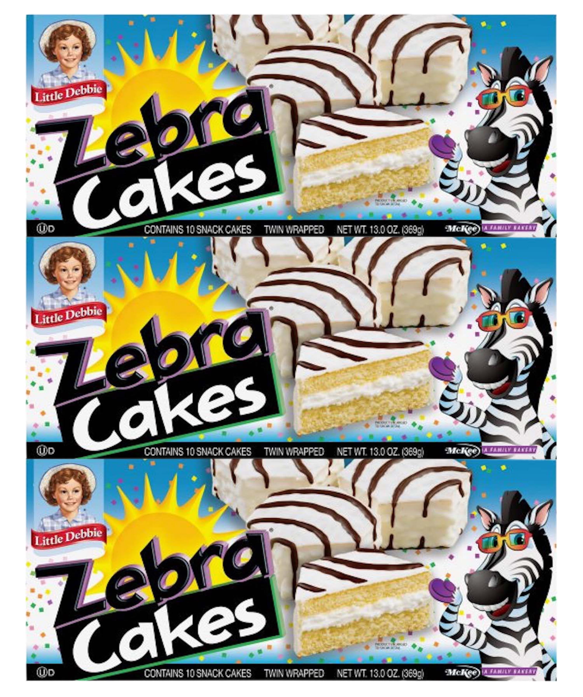Little Debbie Zebra Cakes, Twin Wrapped, 10 Count, 3 Guam | Ubuy