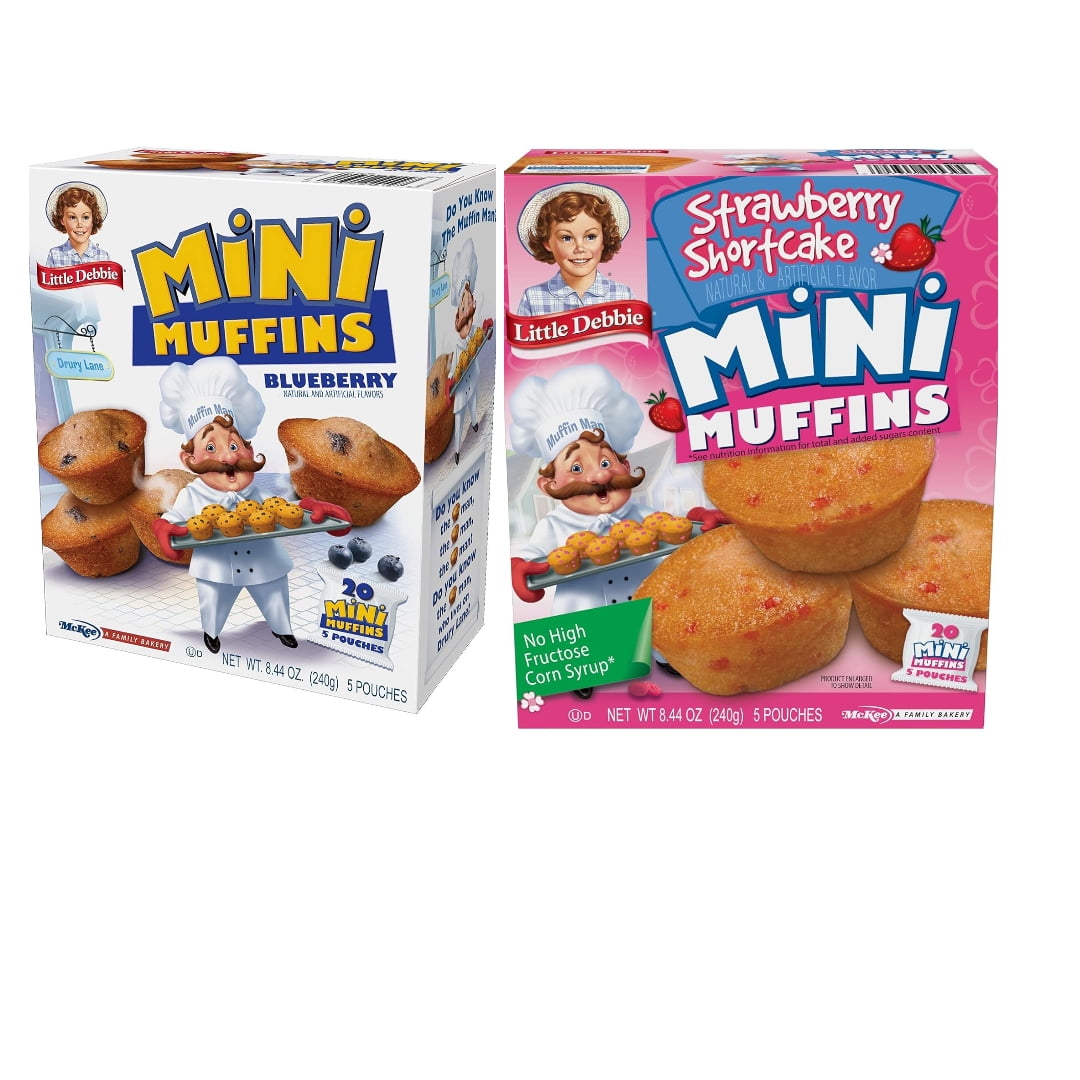 Little Debbie combo pack featuring Blueberry Mini Muffins and ...