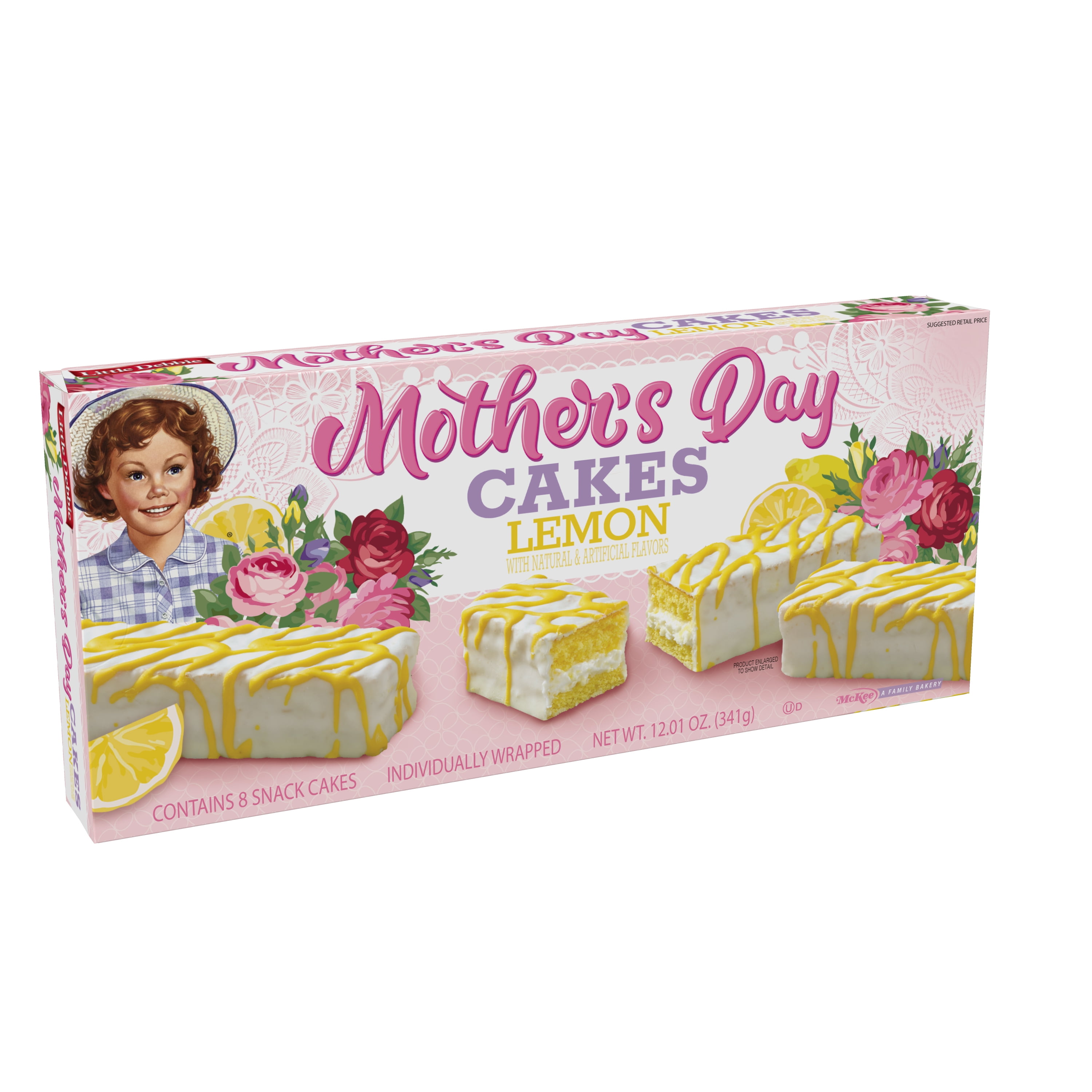 Little Debbie Lemon Flavored Mother's Day Snack Cakes - Walmart.com