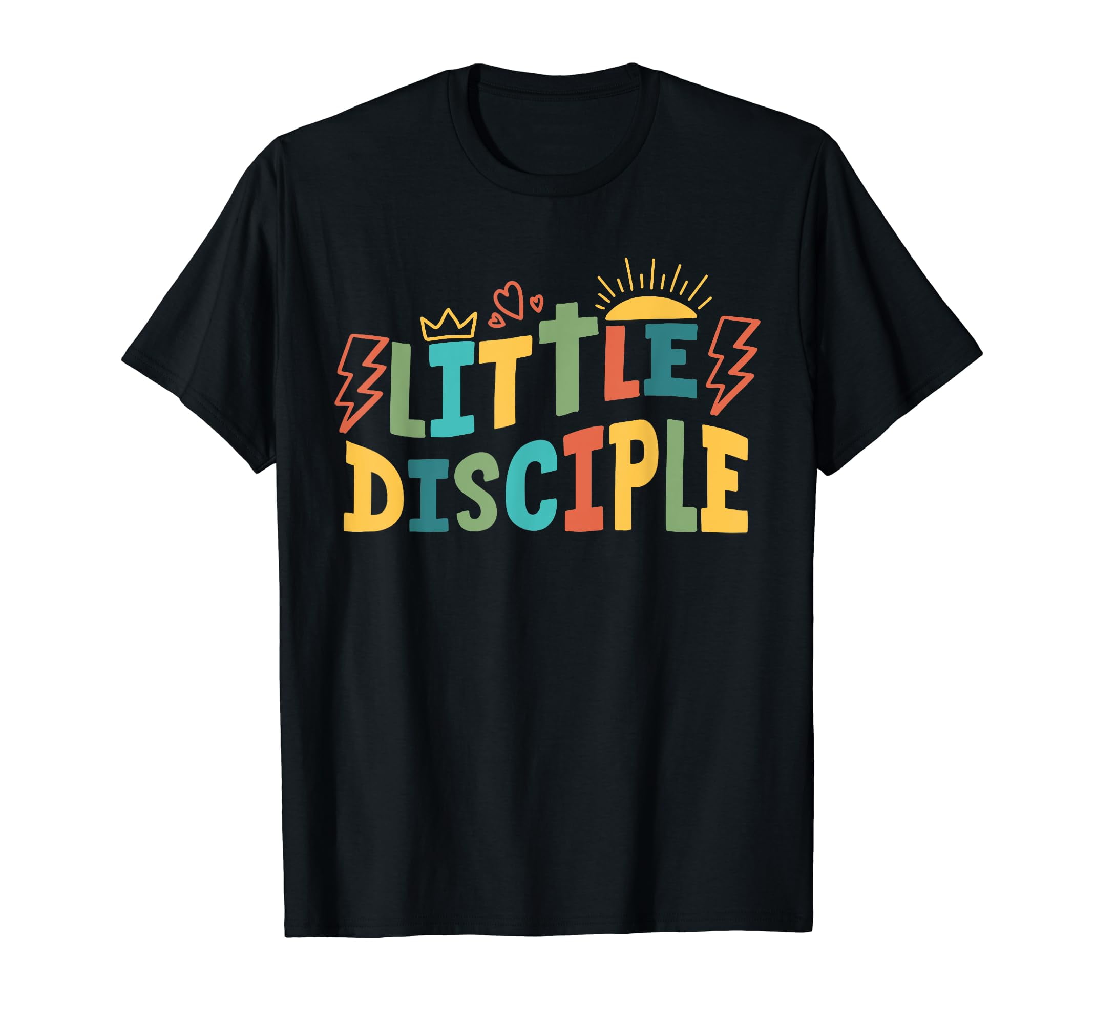 Little Disciple Kids Christian Toddler Religious Youth Jesus T-Shirt ...