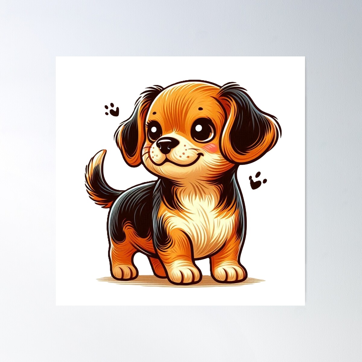Little Dod Poster Wall Art, Modern Wall Decor For Living Room Bedroom ...