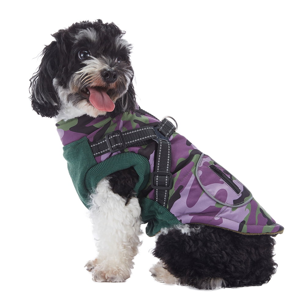 Little Dog Winter Clothe Camouflage Pattern Warm CLothe For Dogs Boy ...