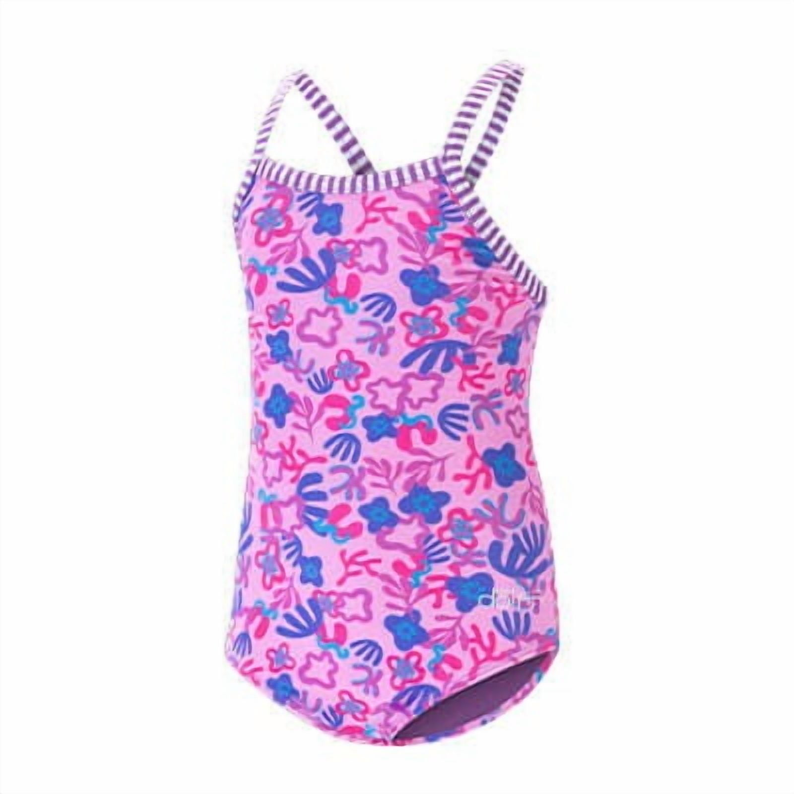 Little Dolfin Girls One Piece Swimsuit - Walmart.com