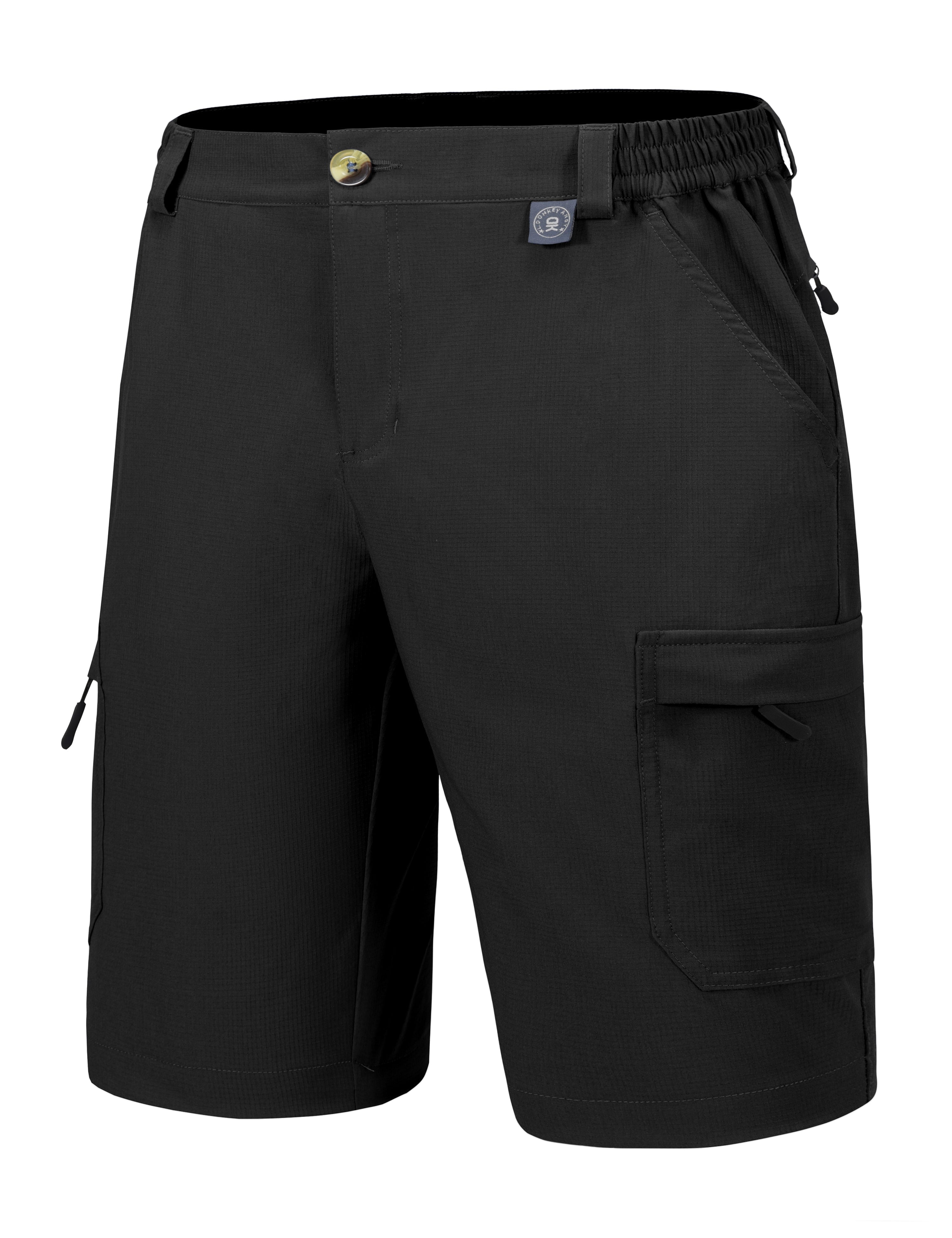 Little Donkey Andy Men's 10 Inch Quick Dry Cargo Shorts Stretch ...