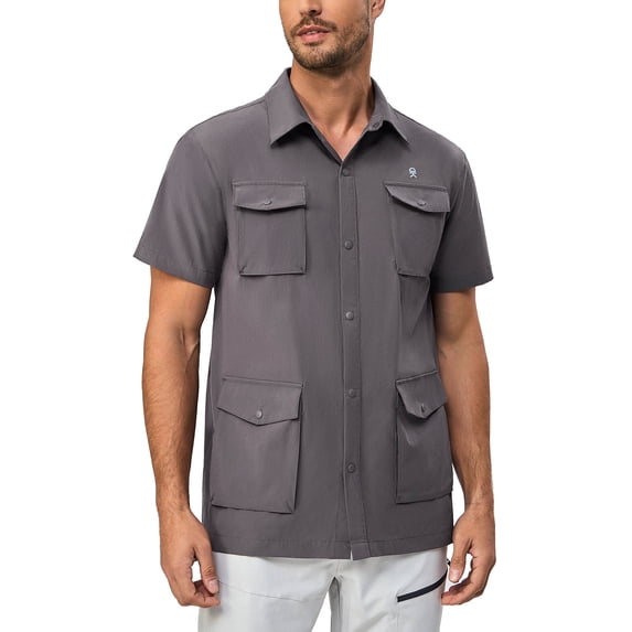 Little Donkey Andy Men's Lightweight Quick Dry Shirts for Hiking Travel ...