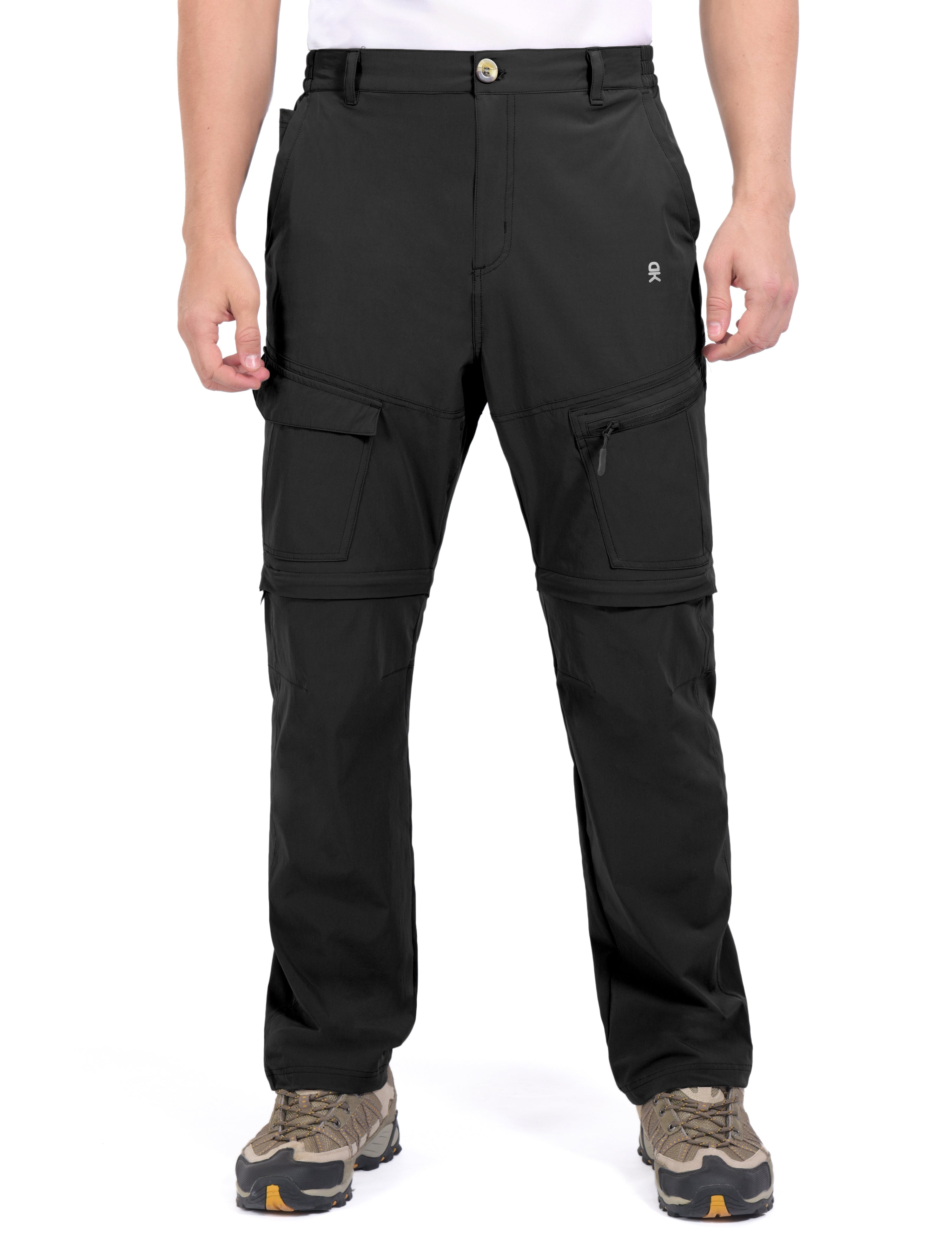 Little Donkey Andy Men's Quick-Dry Lightweight Hiking Pants, Cargo Zip ...