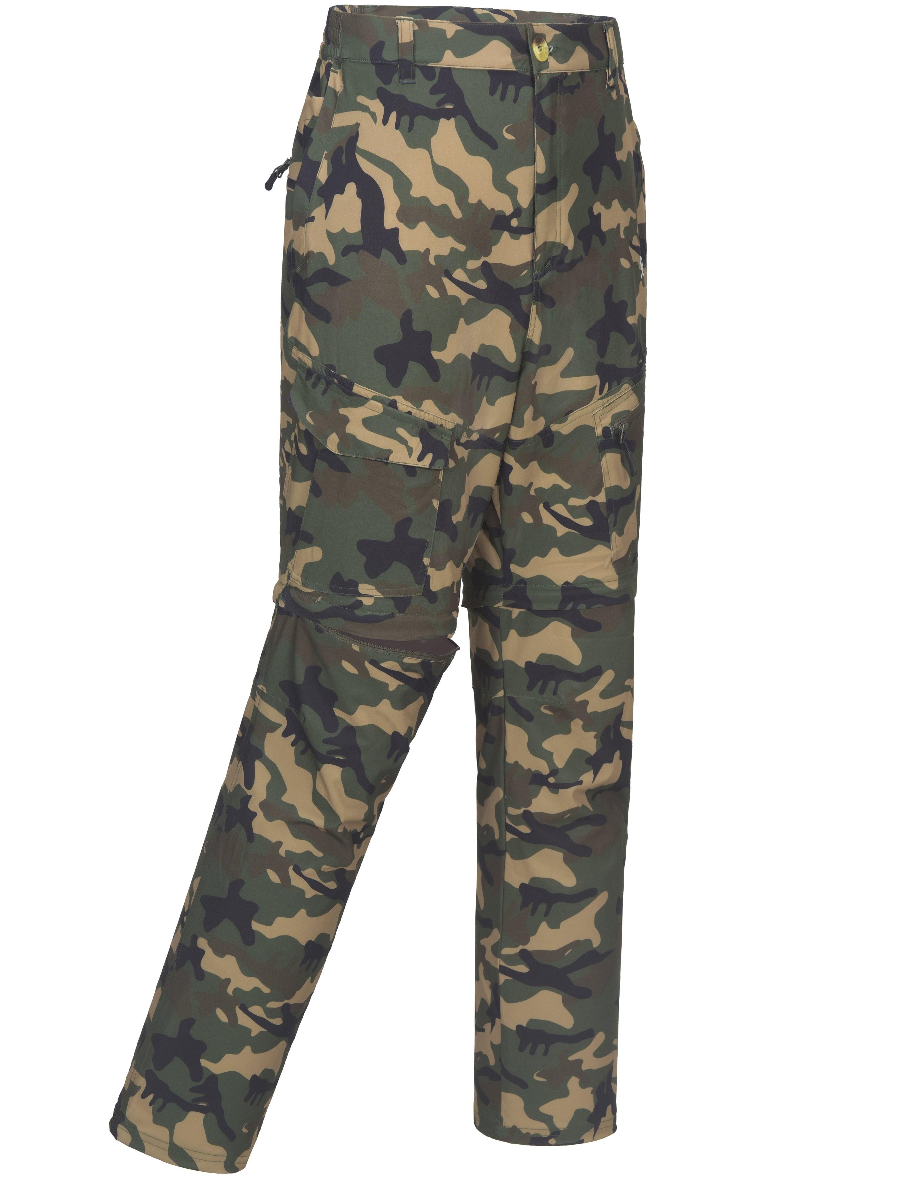 Little Donkey Andy Men's Quick-Dry Lightweight Hiking Pants, Cargo Zip ...