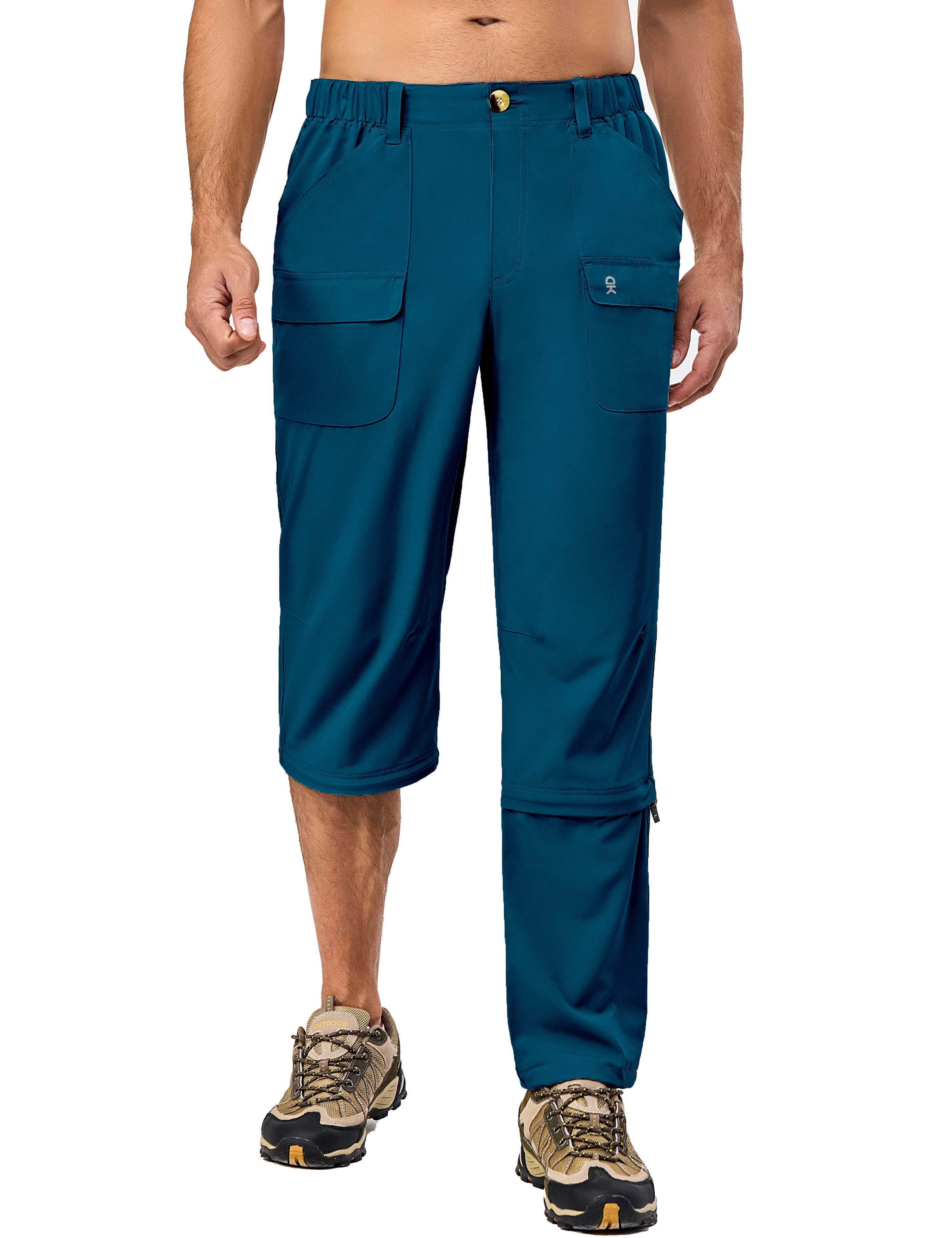 Little Donkey Andy Men's Stretch Convertible Pants Zip-Off Lightweight ...