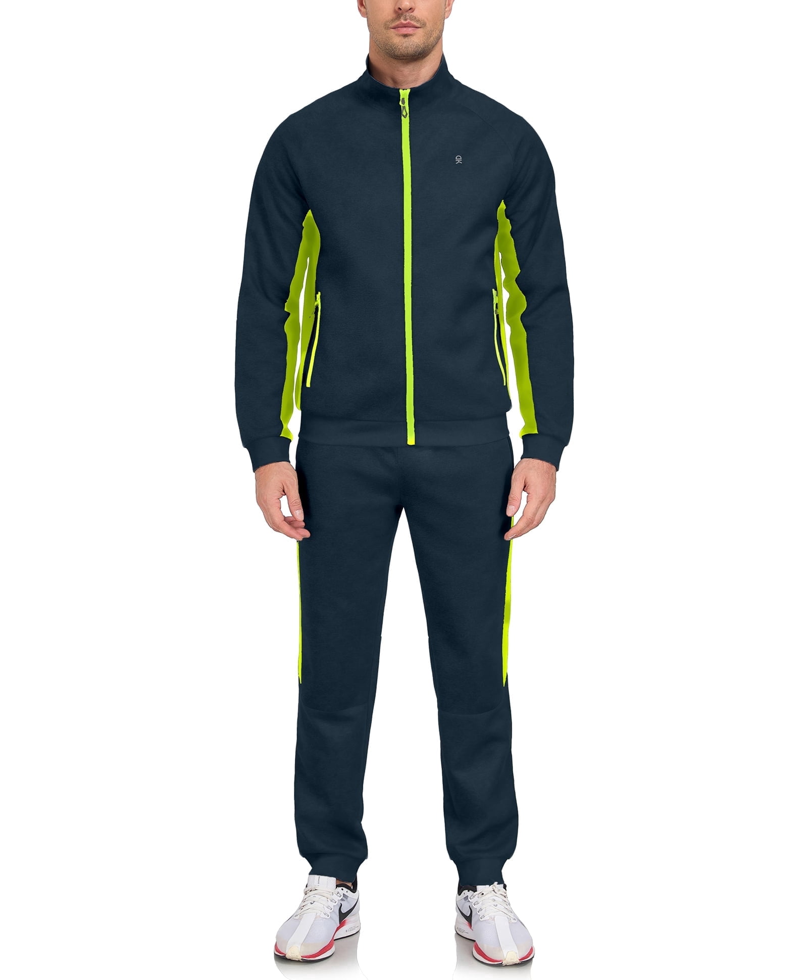 Little Donkey Andy Men's 2-Piece Athletic Tracksuit Set - Stretch ...