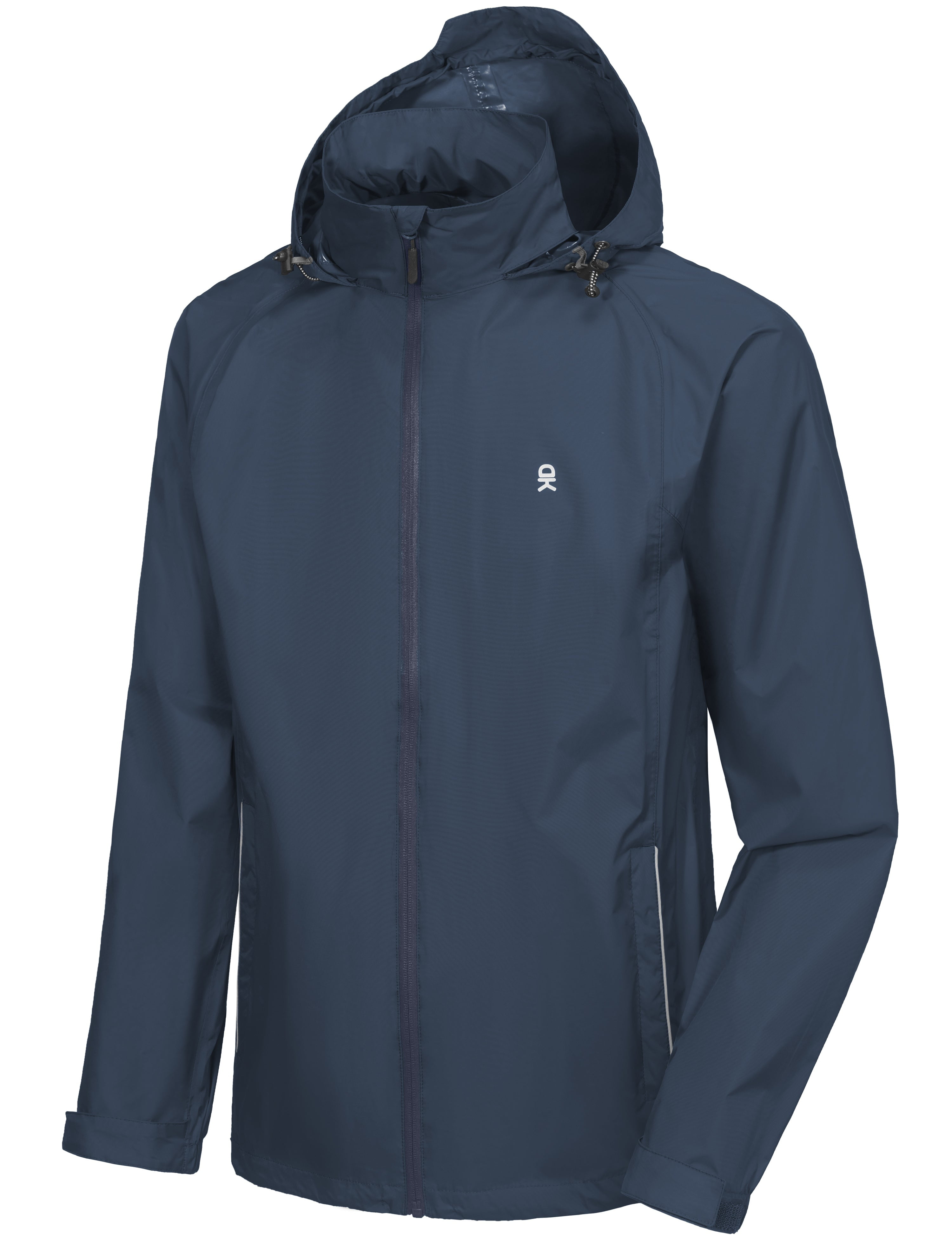 Little Donkey Andy Men's Waterproof Rain Jacket Lightweight Rain Shell ...