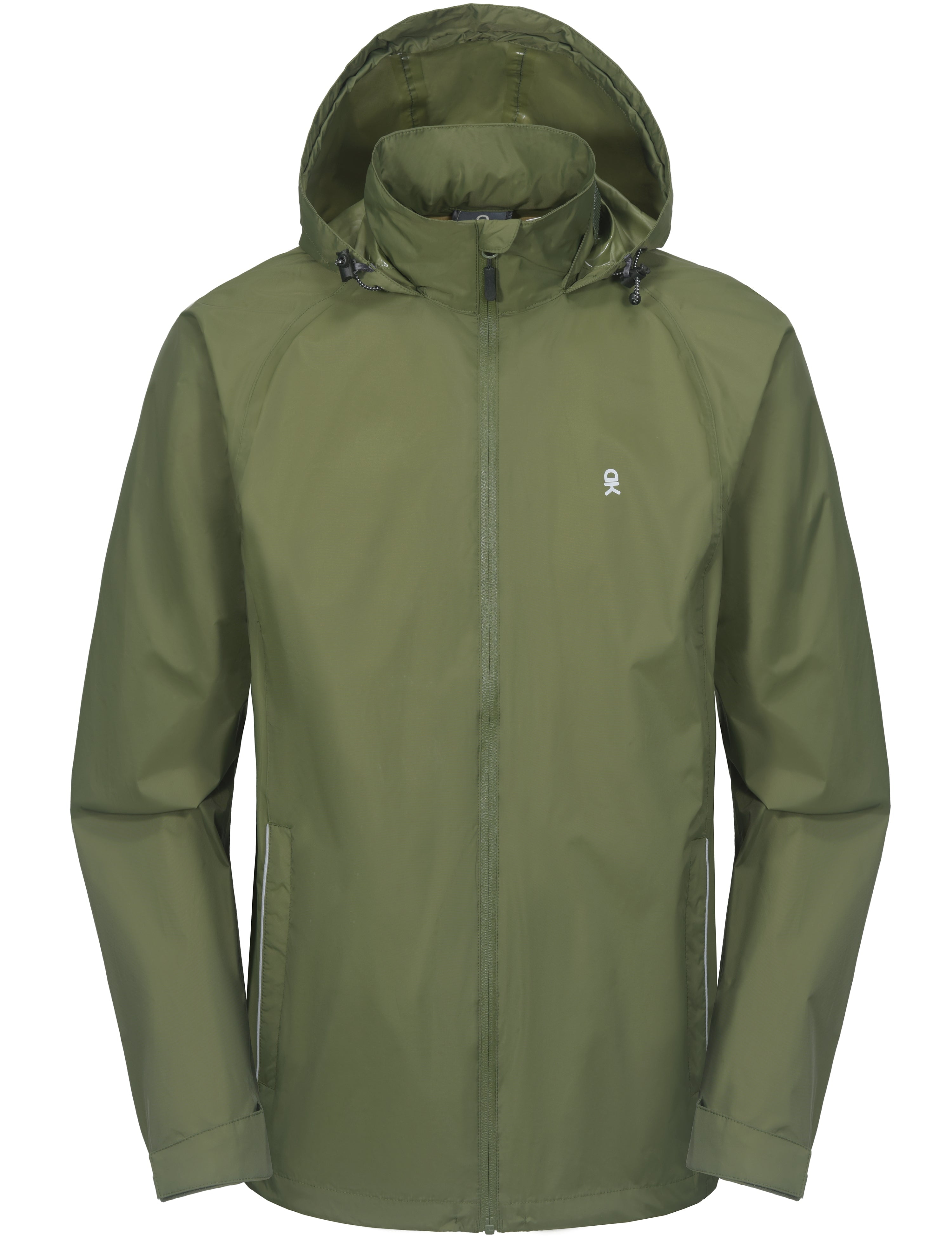Little Donkey Andy Men's Waterproof Rain Jacket Lightweight Rain Shell ...