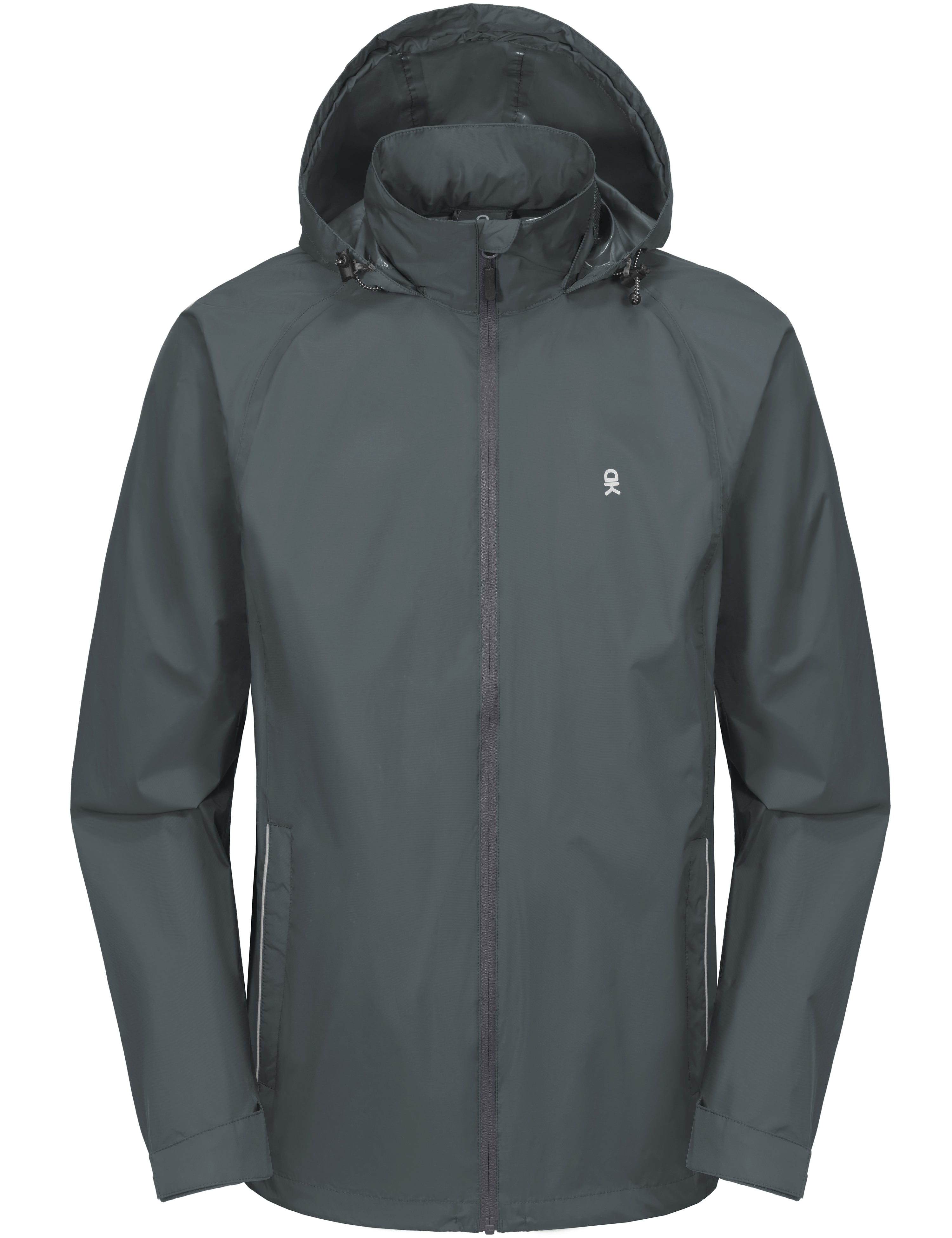 Little Donkey Andy Men's Waterproof Rain Jacket Lightweight Rain Shell ...