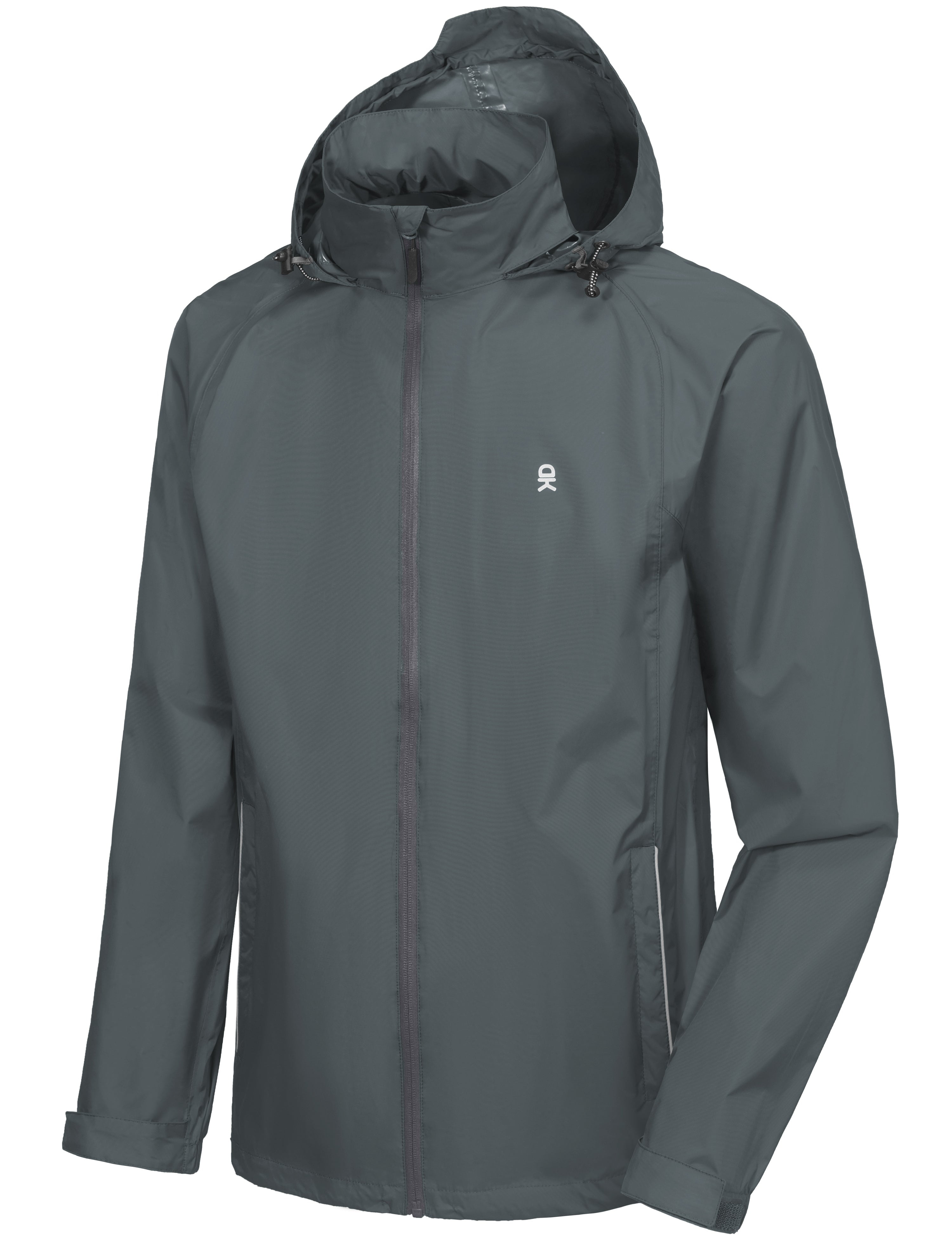 Little Donkey Andy Men's Waterproof Rain Jacket Lightweight Rain Shell ...
