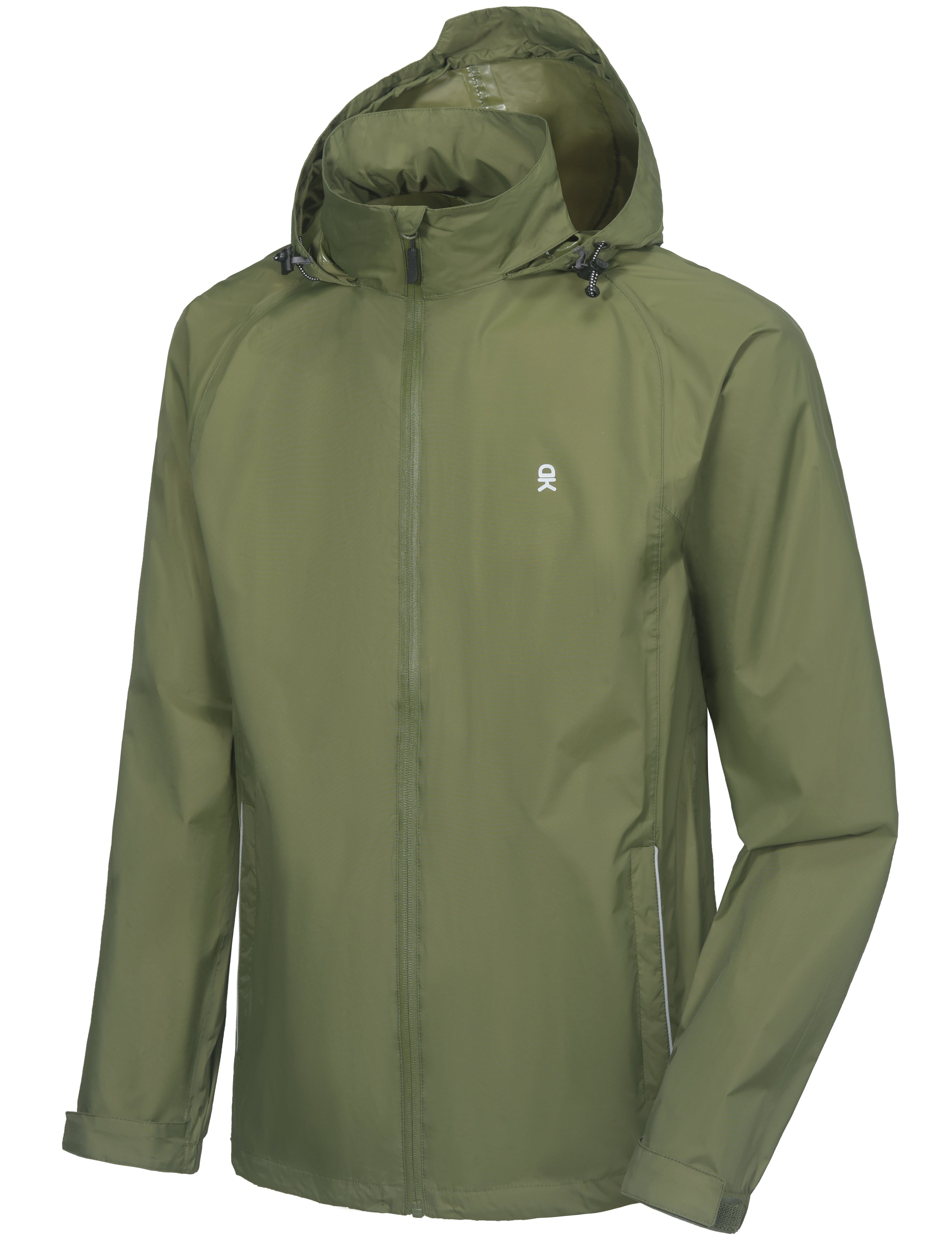 Little Donkey Andy Men's Waterproof Rain Jacket Lightweight Rain Shell ...