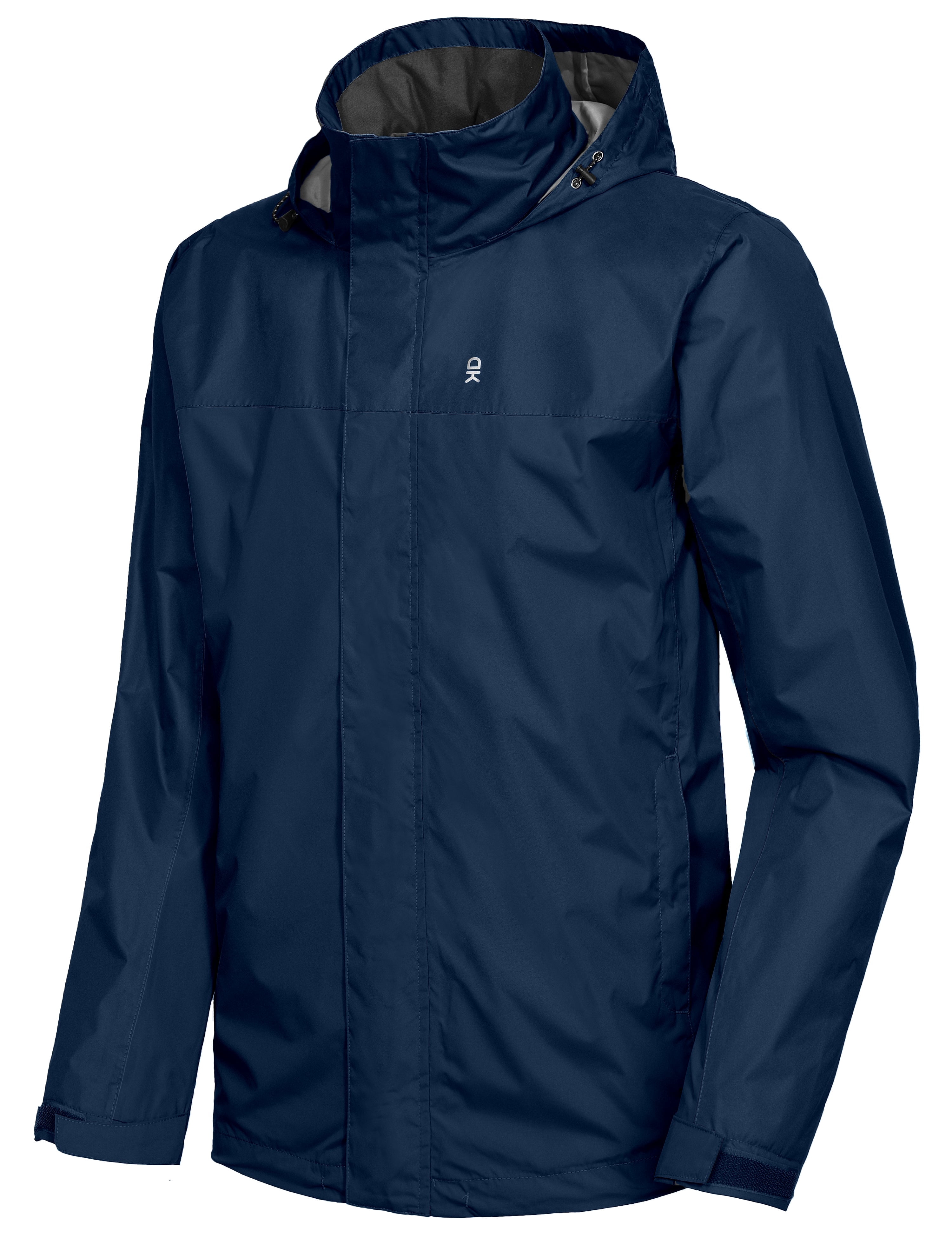 Little Donkey Andy Men's Waterproof Rain Jacket Outdoor Lightweight ...