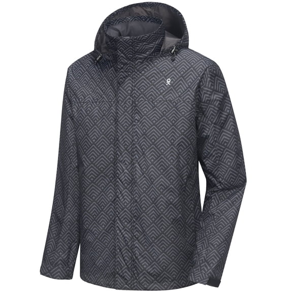 Little Donkey Andy Men's Waterproof Rain Jacket Outdoor Lightweight ...