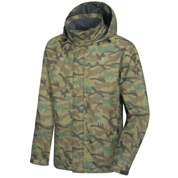 Little Donkey Andy Men's Waterproof Rain Jacket Outdoor Lightweight ...