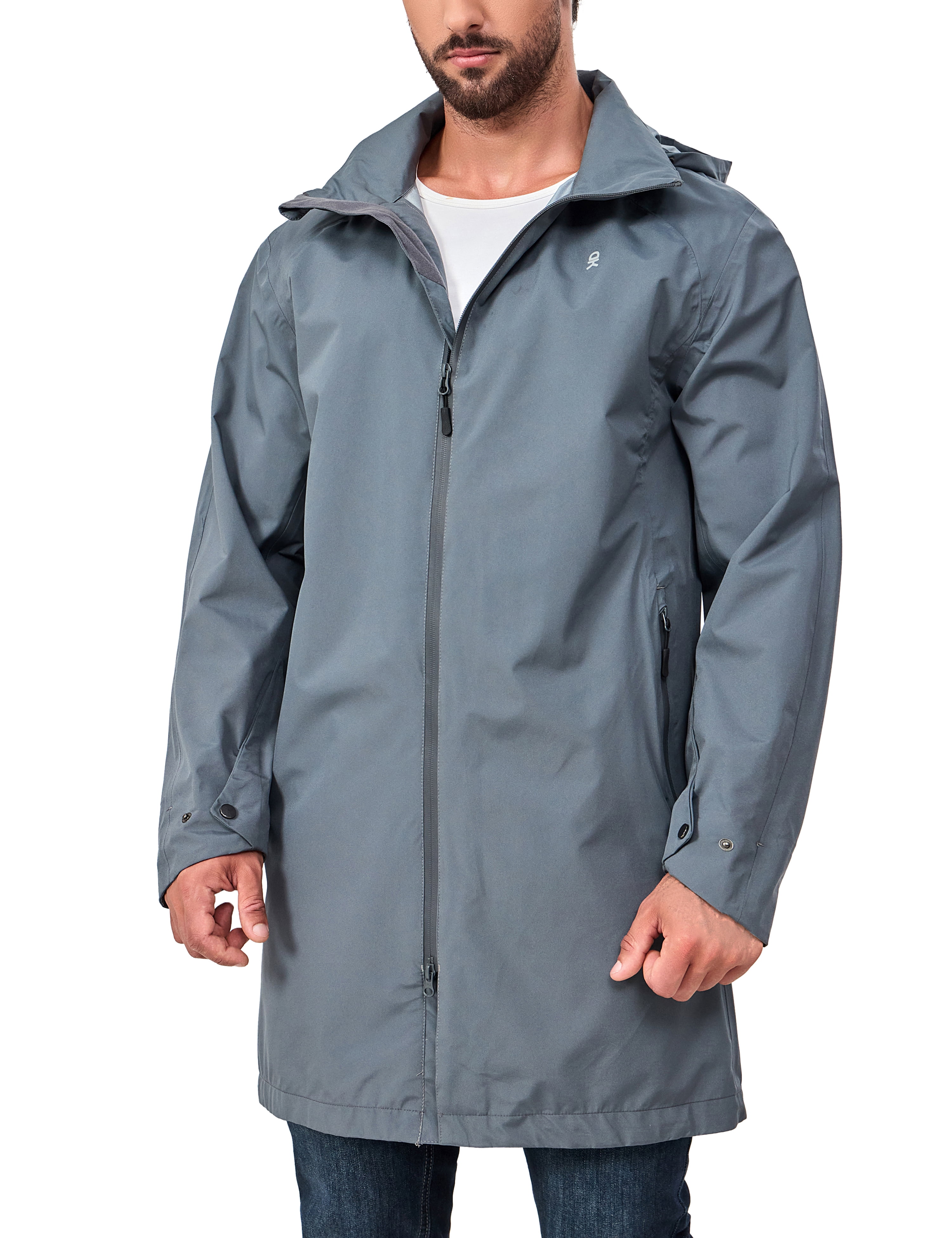 Little Donkey Andy Men's Waterproof Rain Jacket Outdoor Lightweight ...