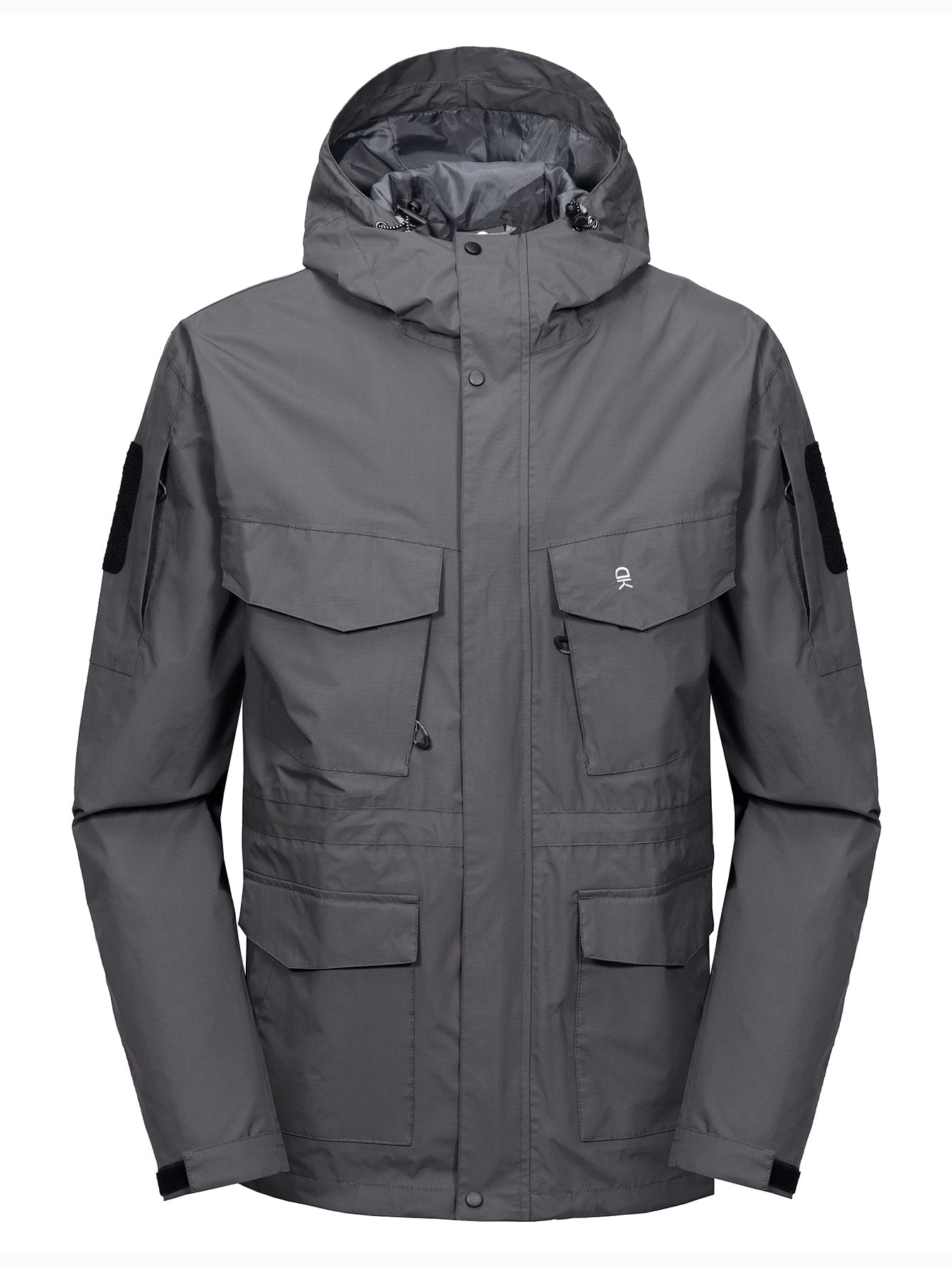 Little Donkey Andy Men's Waterproof Work Rain Jacket 12 Pockets ...