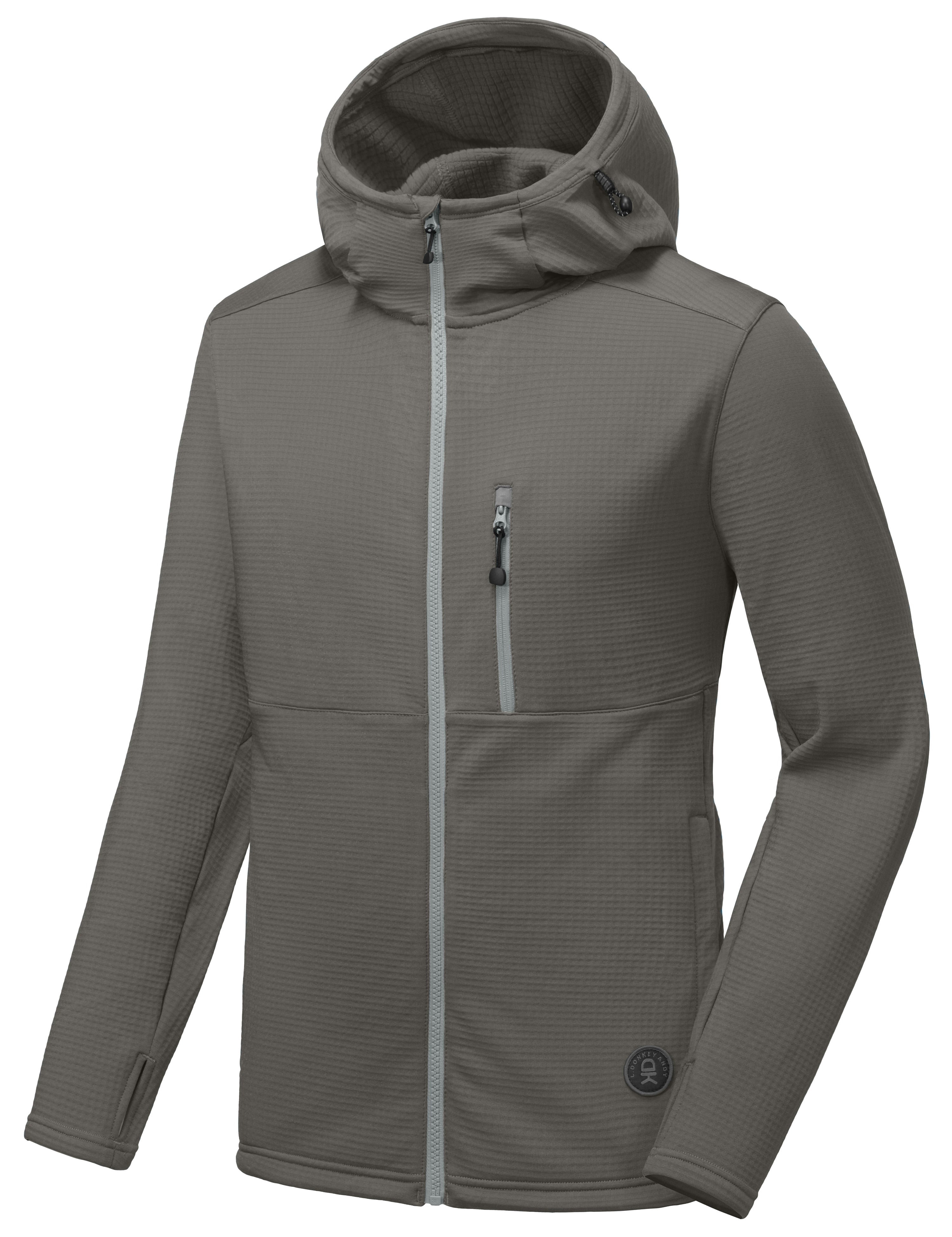 Little Donkey Andy Men's Winter Lightweight Warm Fleece Running Jacket ...