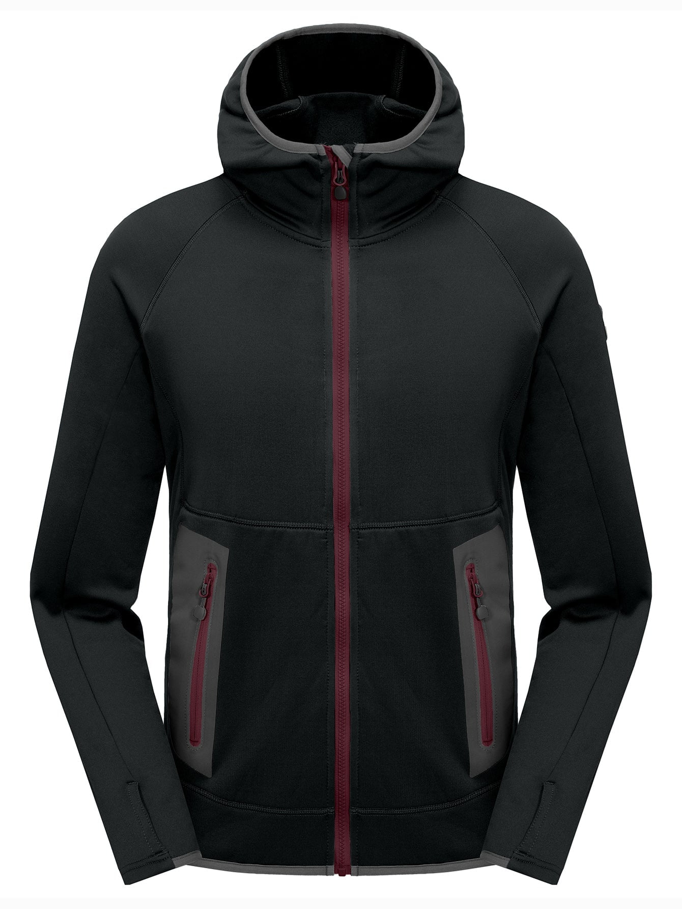 Little Donkey Andy Men's Winter Ultra Stretch Warm Fleece Running ...