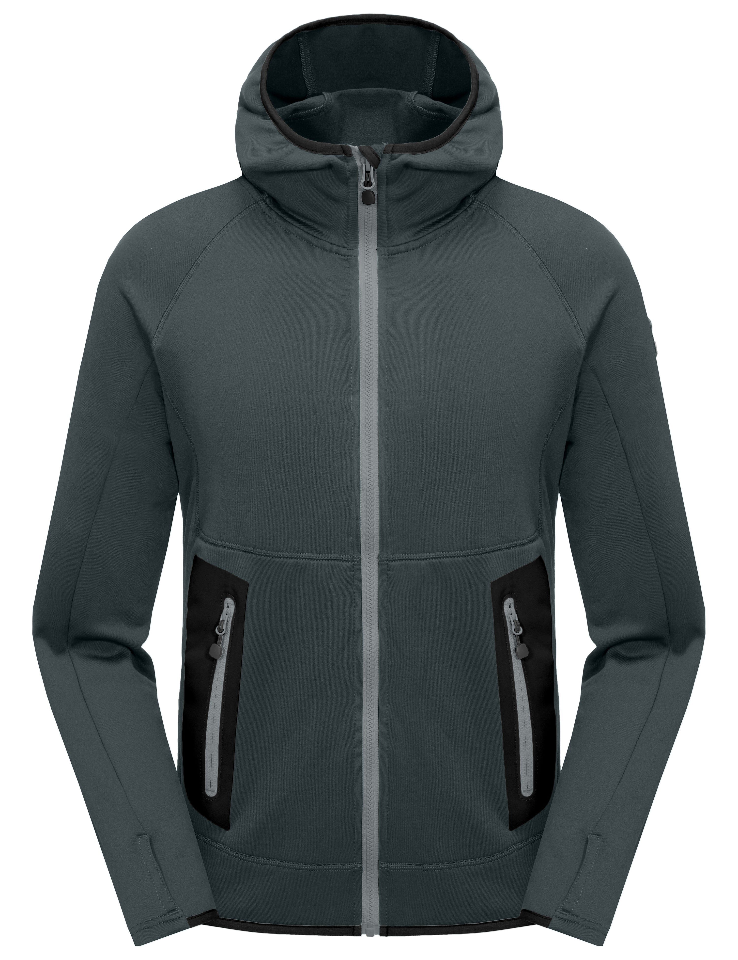 Little Donkey Andy Men's Winter Ultra Stretch Warm Fleece Running ...