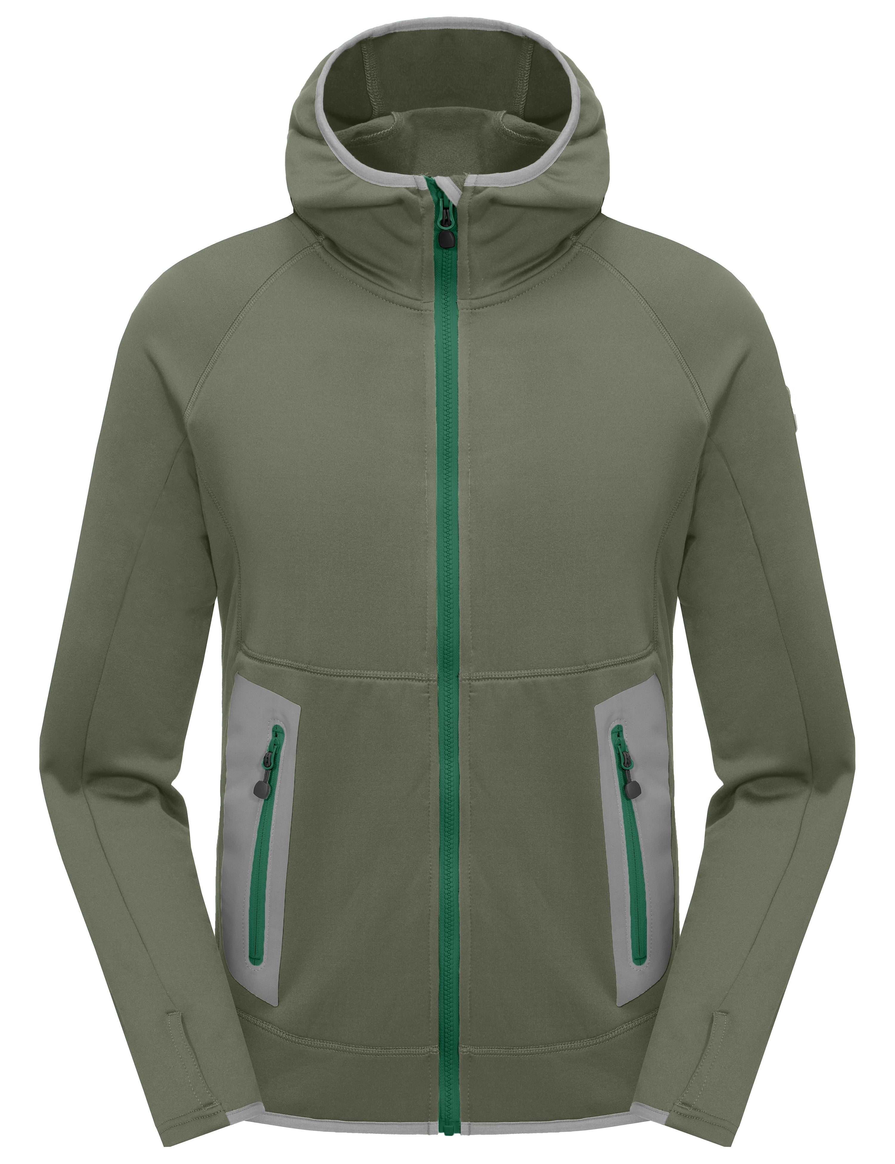 Little Donkey Andy Men's Winter Ultra Stretch Warm Fleece Running ...