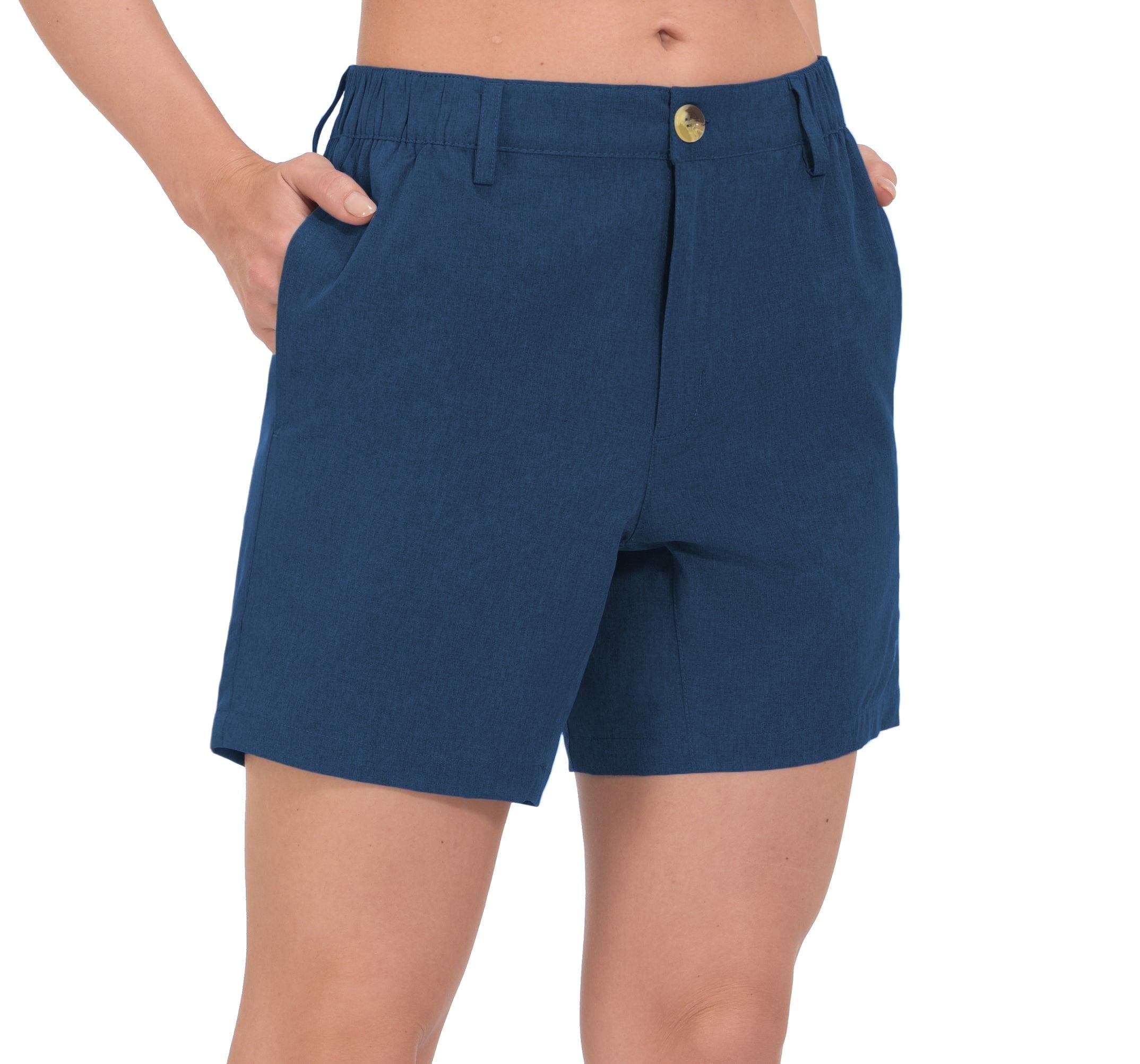 Little Donkey Andy Women's 6 Inch Quick Dry Lightweight Shorts Stretch ...