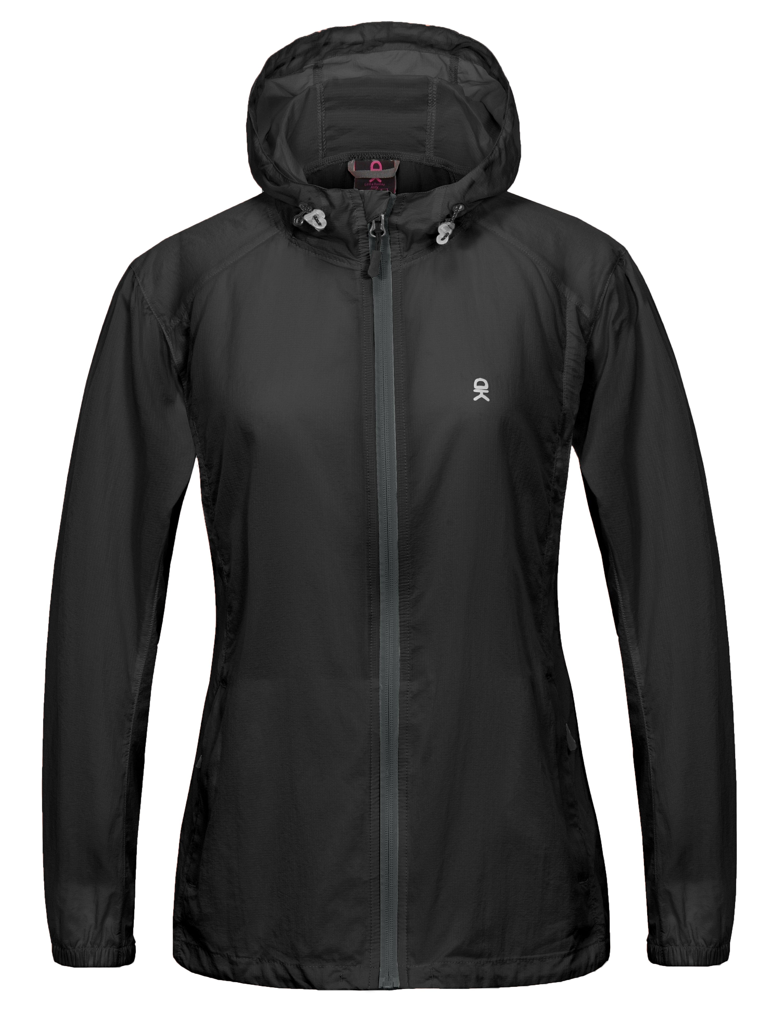 Little Donkey Andy Women's Full Zip Sun Protection Hoodie Jacket Long ...