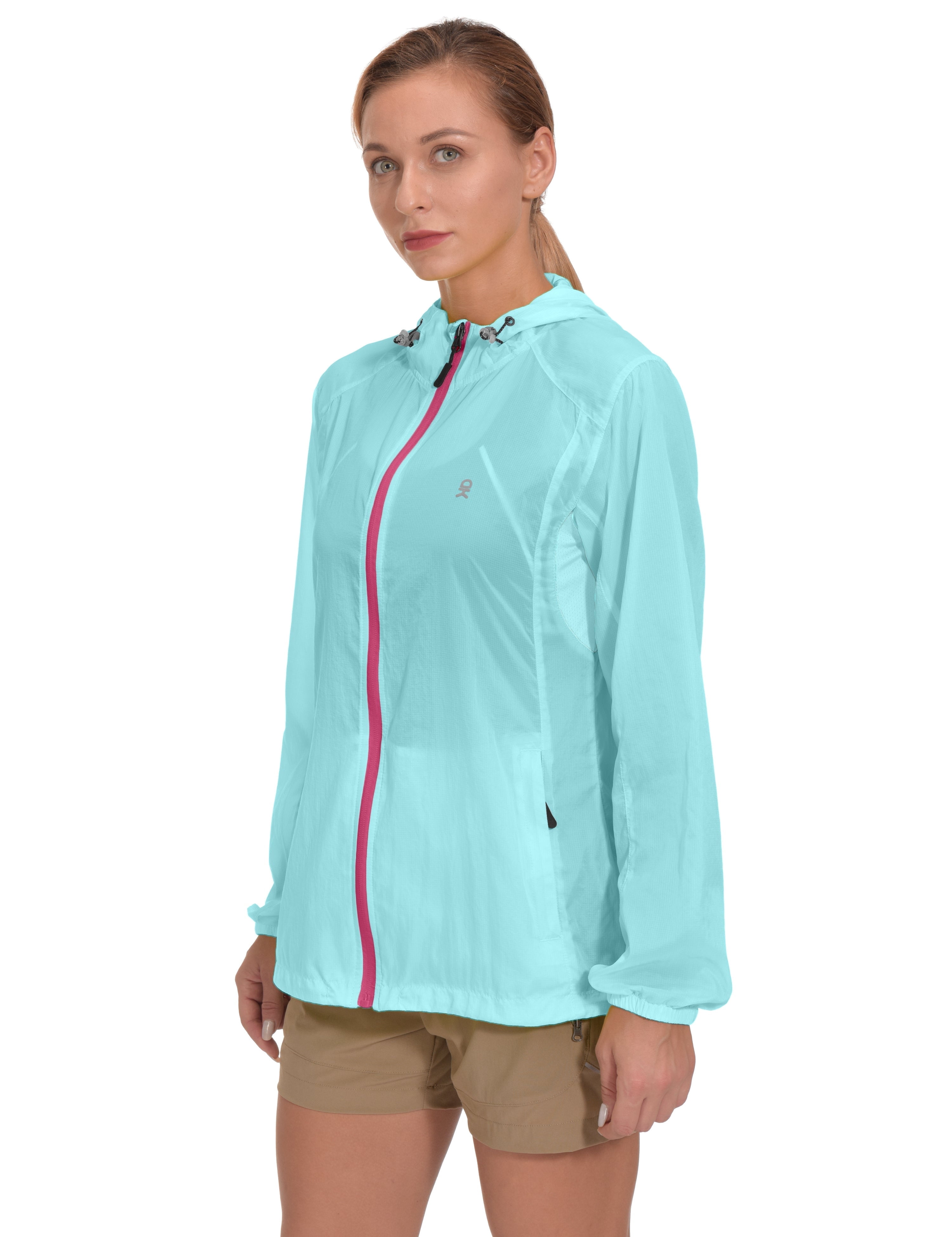 Little Donkey Andy Women's Full Zip Sun Protection Hoodie Jacket Long ...