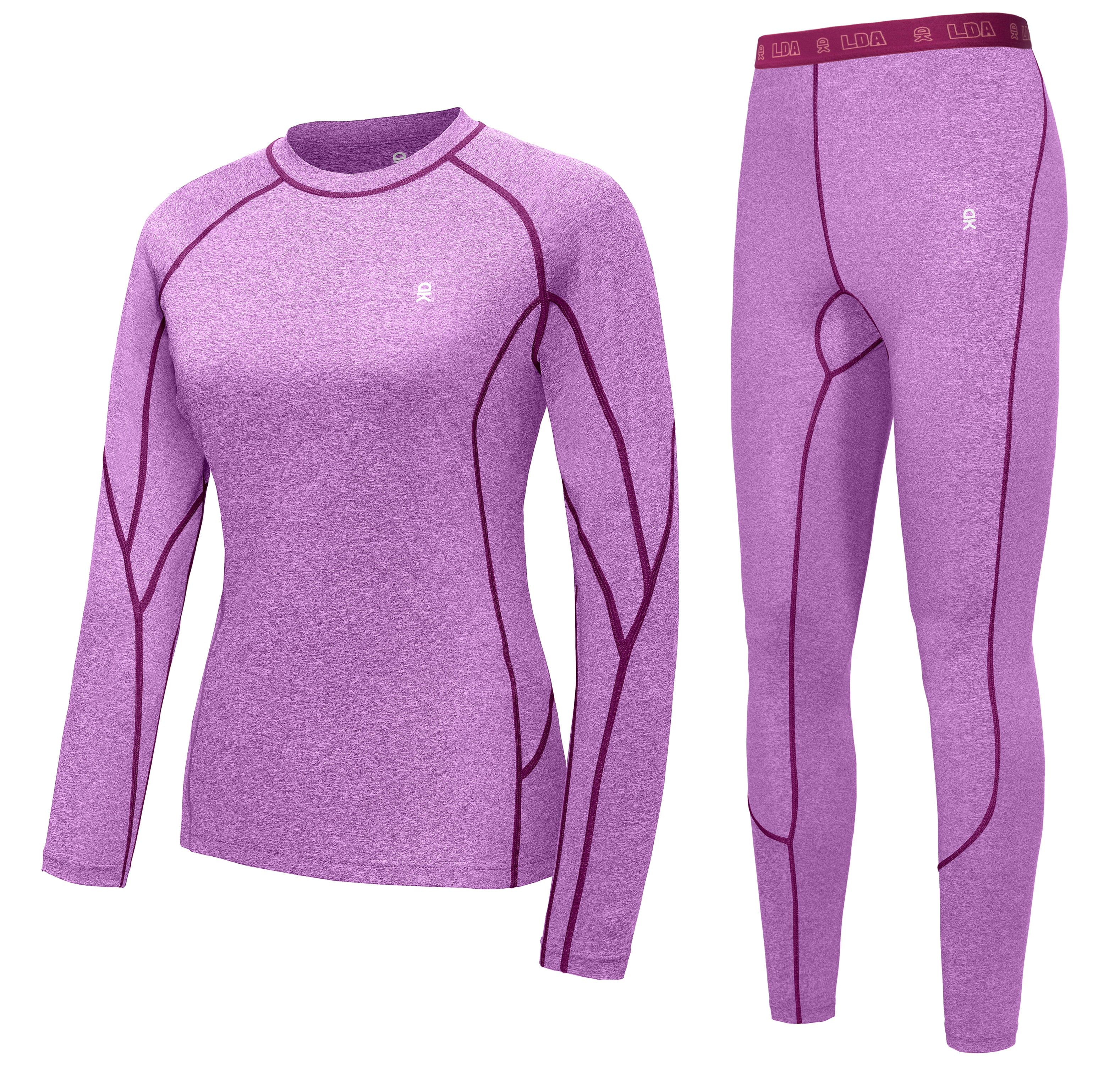 Little Donkey Andy Women's Thermal Underwear Sets Lightweight Warm Base ...