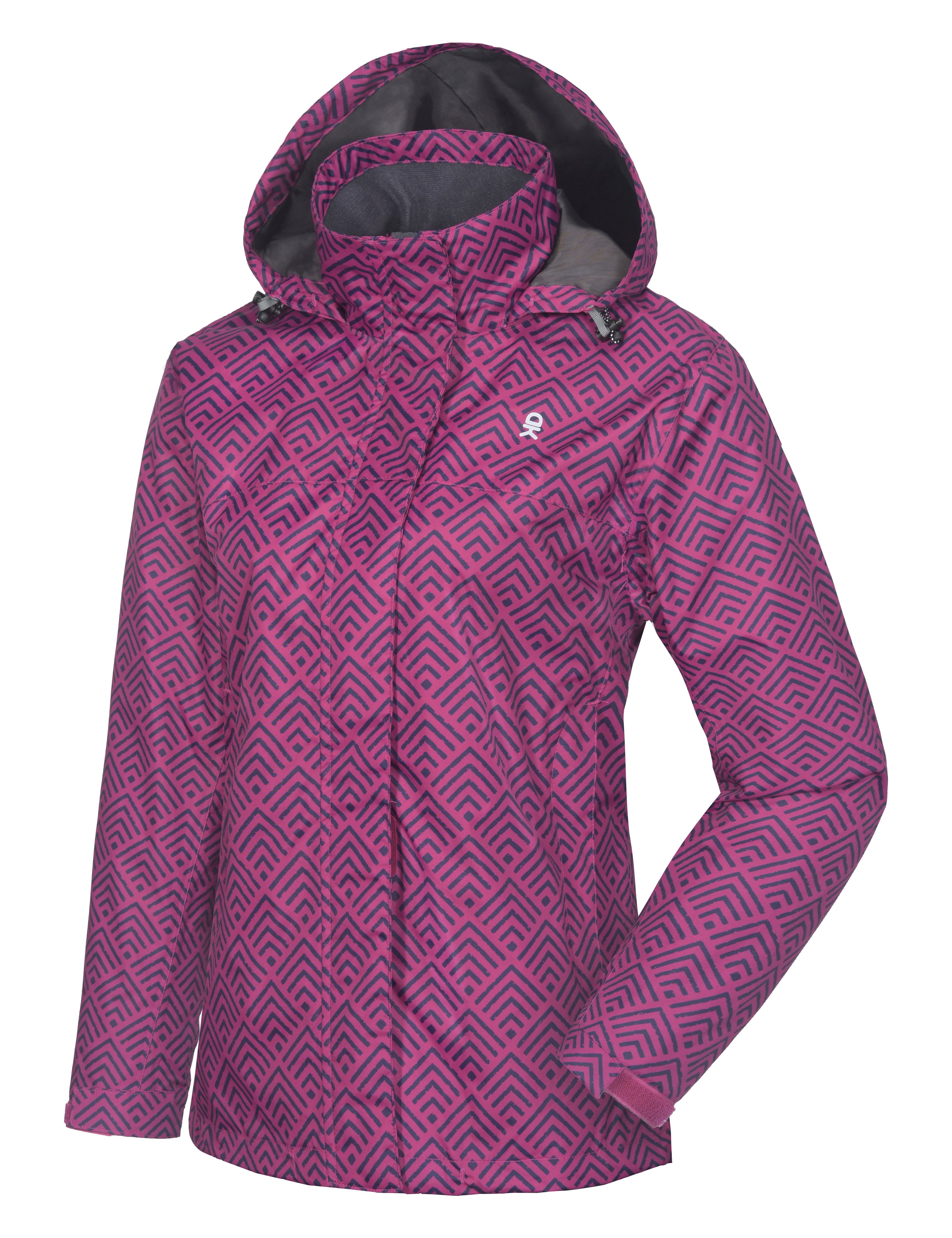 Little Donkey Andy Women's Waterproof Rain Jacket Lightweight Outdoor ...